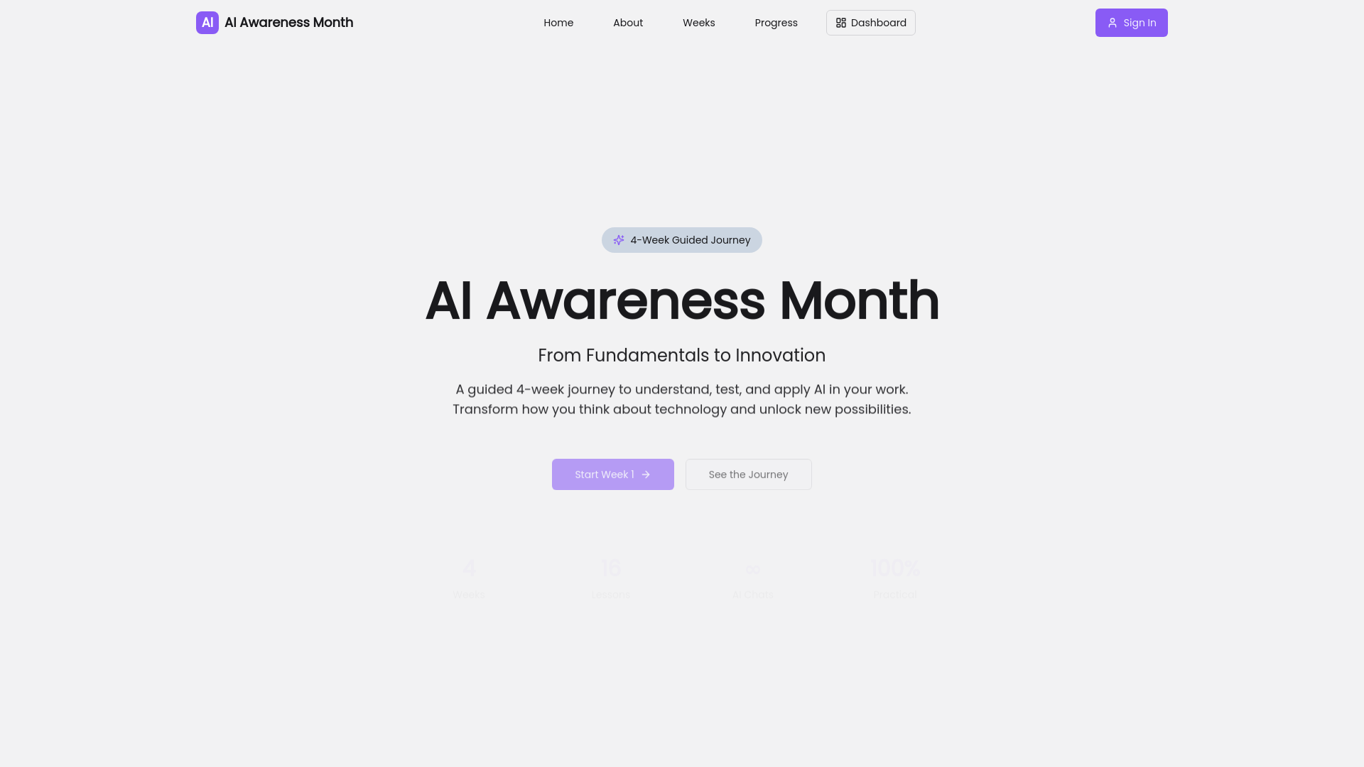 AI Awareness Month - From Fundamentals to Innovation