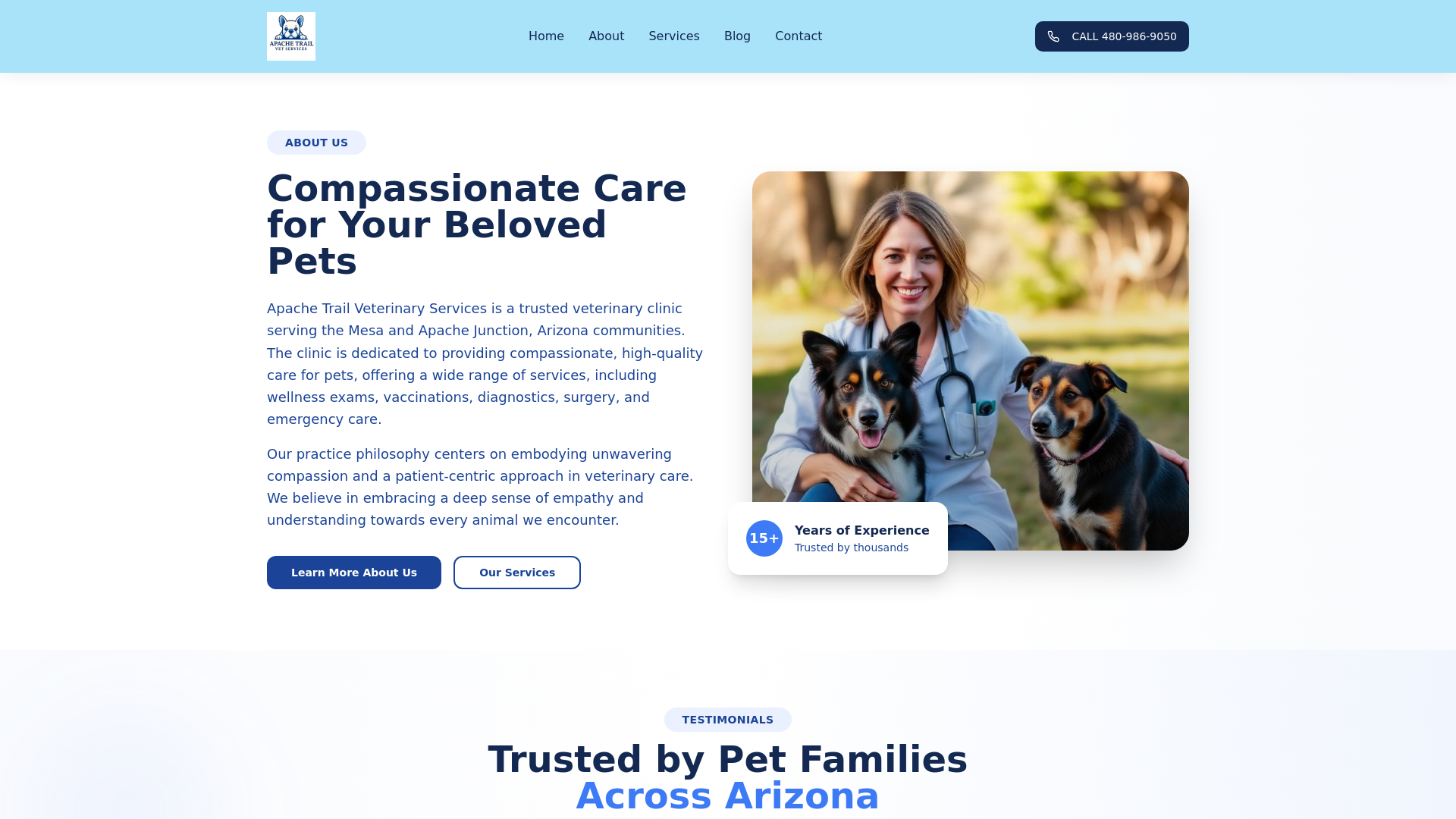 Apache Trail Veterinary Services - Compassionate Pet Care in Mesa, AZ