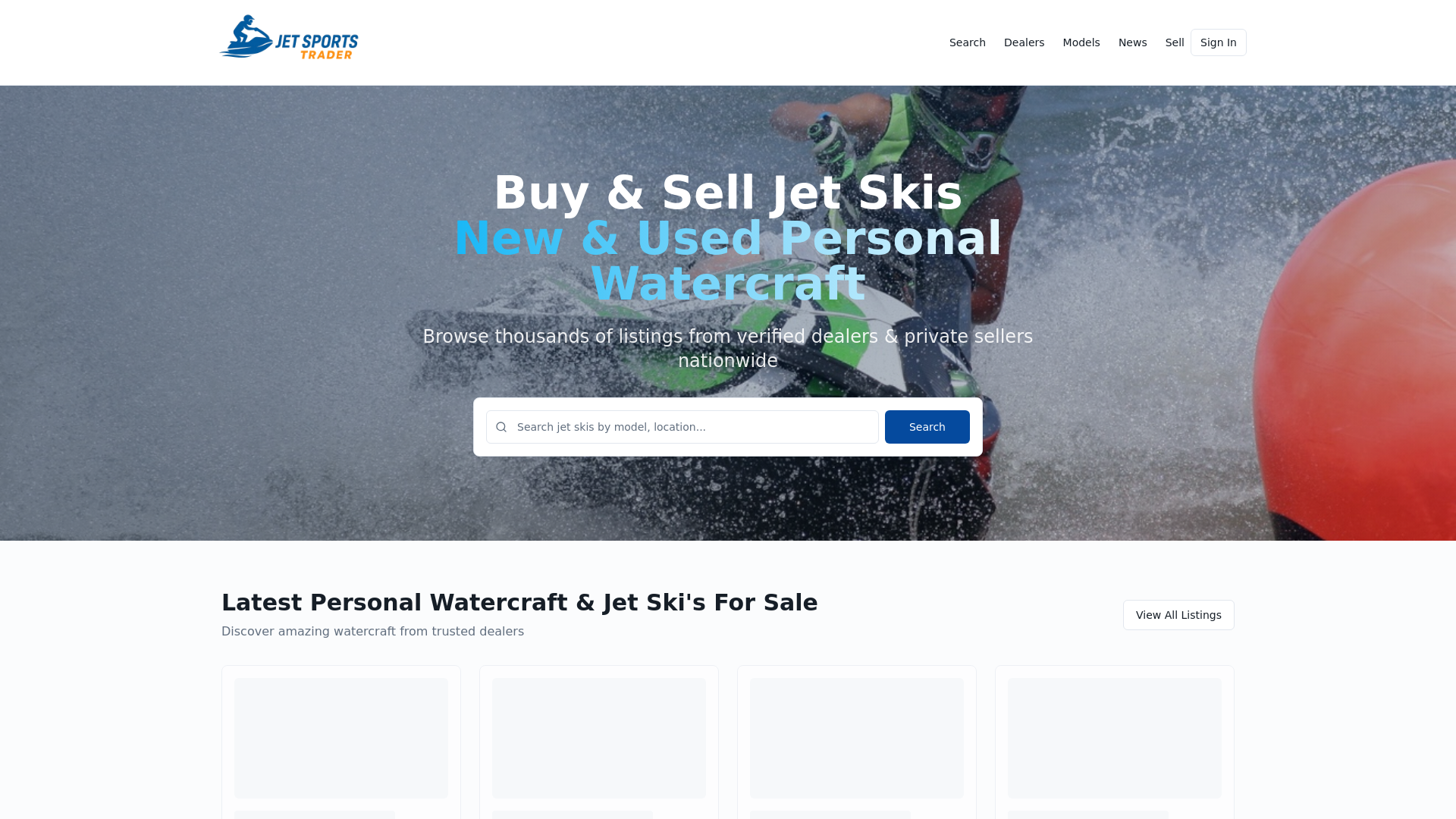 Search Jet Skis & PWC for Sale | Find Personal Watercraft | Jet Sports ...