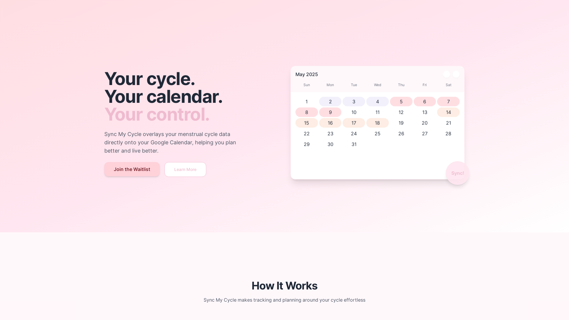 cycle-sync-cal