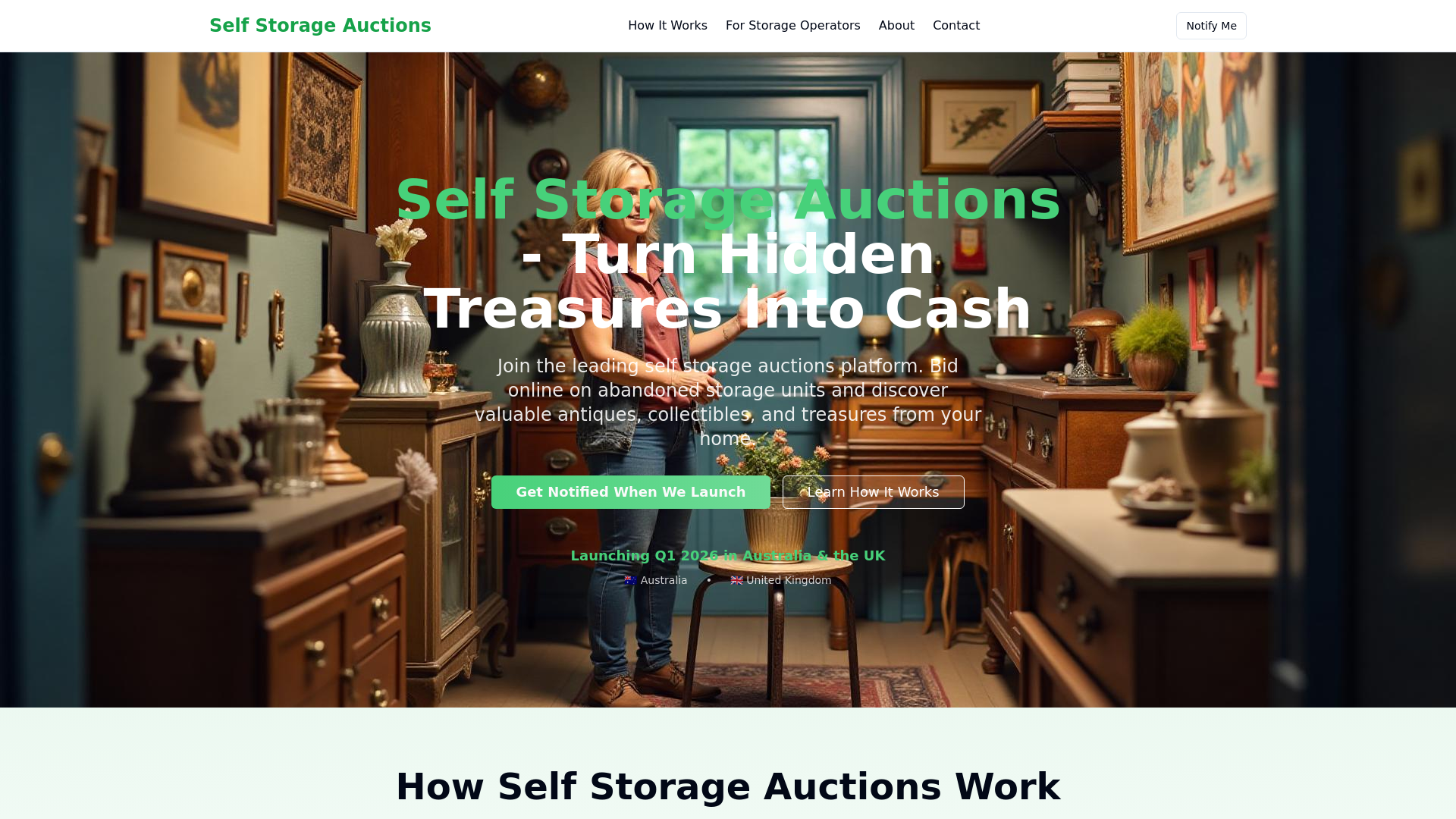 Self Storage Auctions Australia & UK | Online Storage Unit Bidding