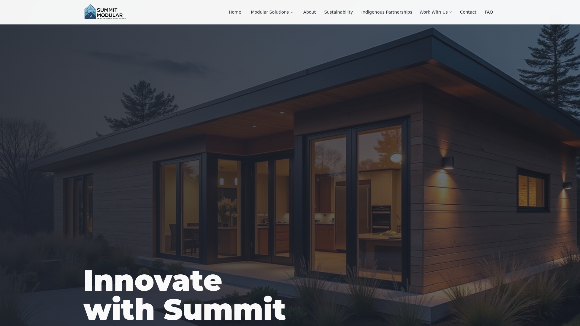 Summit Modular | Custom Modular Homes & Industrial Solutions in Alberta