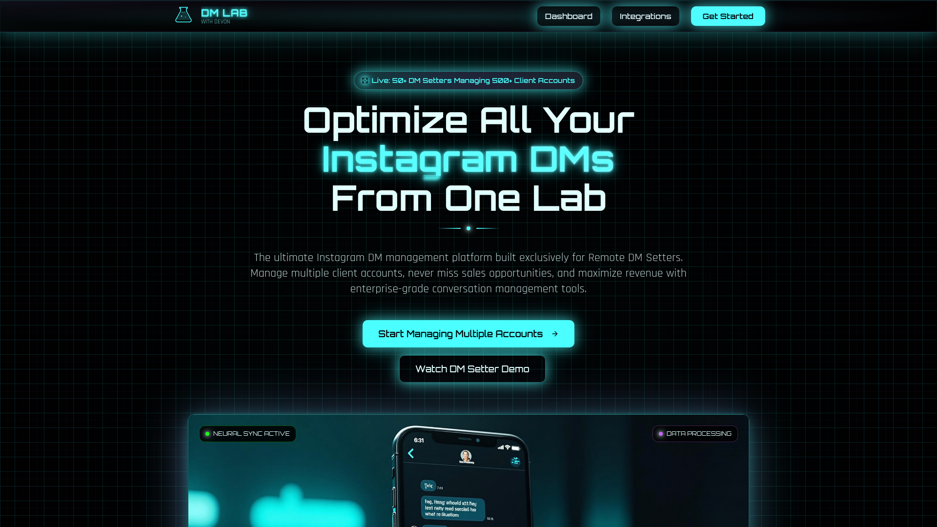 DM Setter - Manage All Your Instagram DMs From One Dashboard