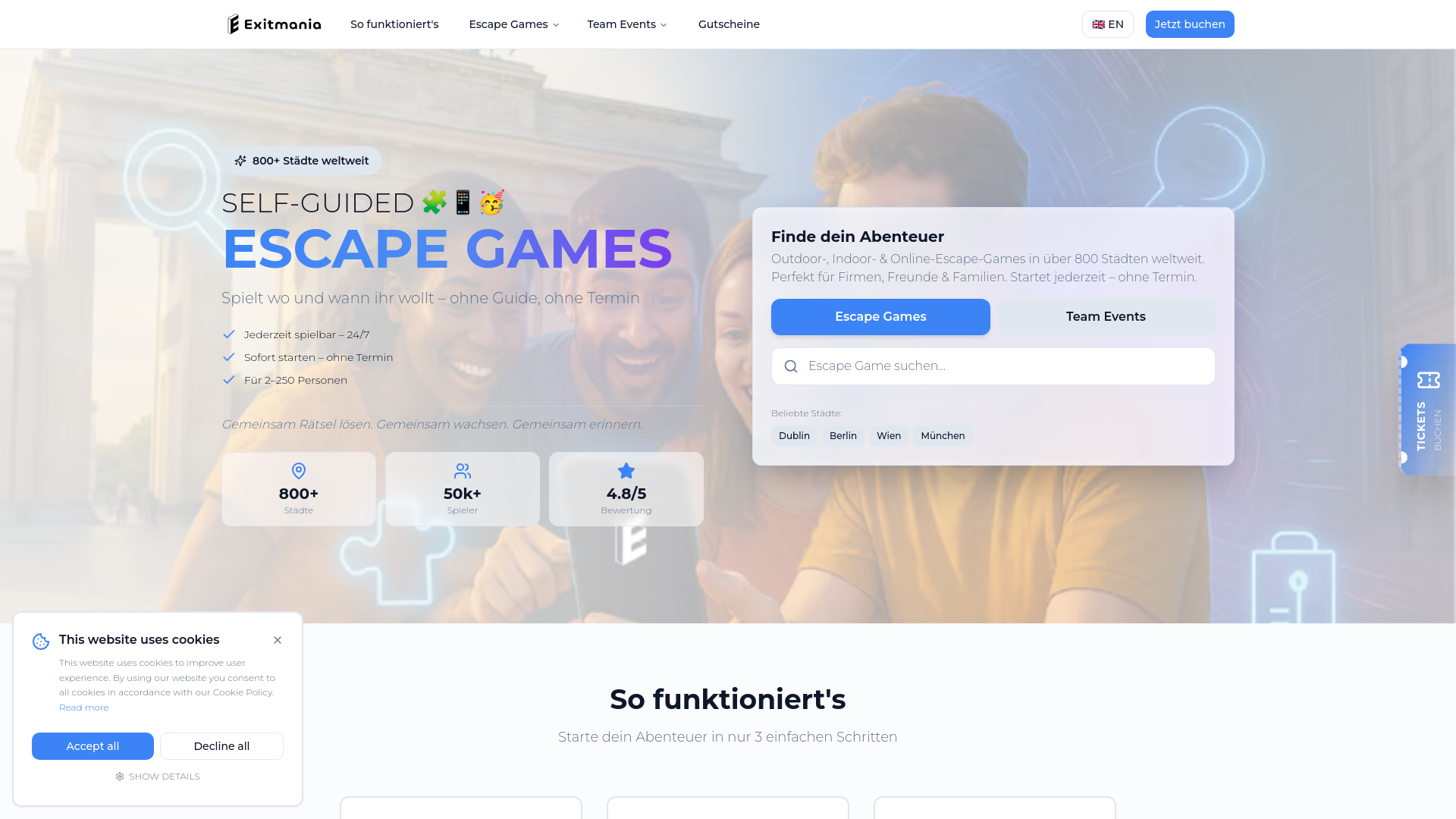 Escape Game in Leer buchen