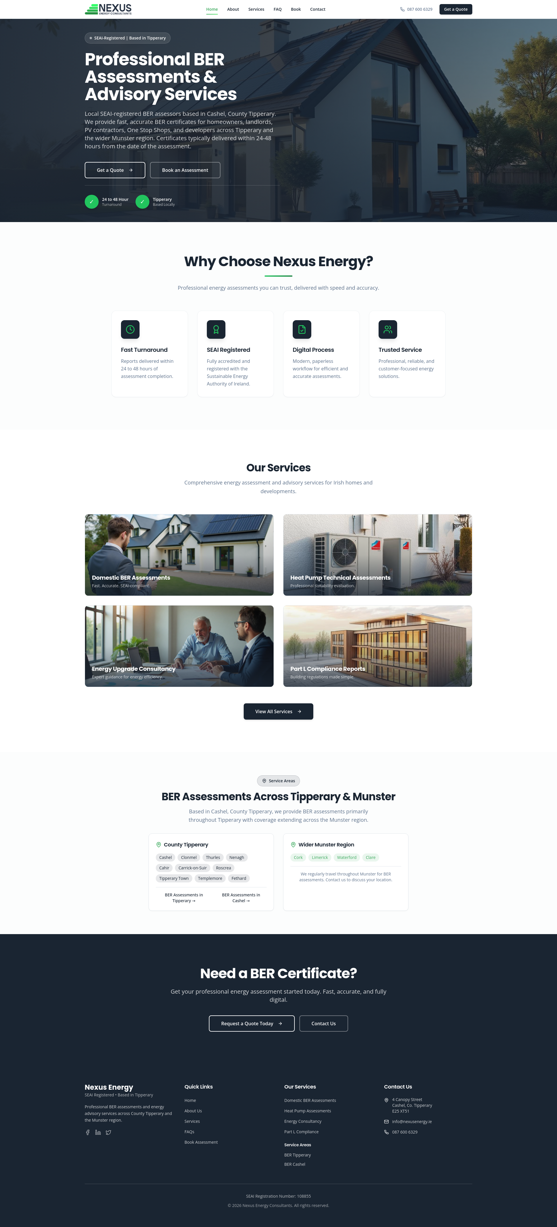 Nexus Energy Consultants | BER Assessments & Energy Advisory Ireland