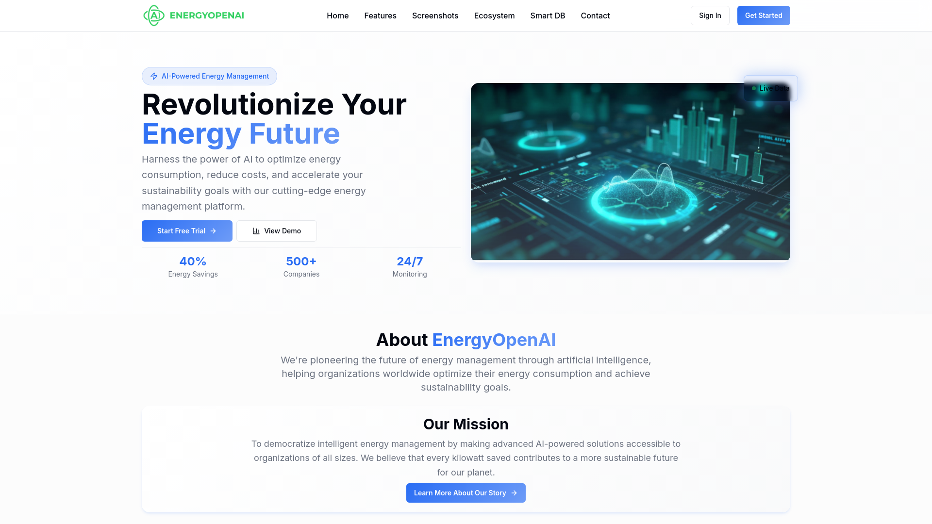 EnergyOpenAI - Energy Flow Visualization
