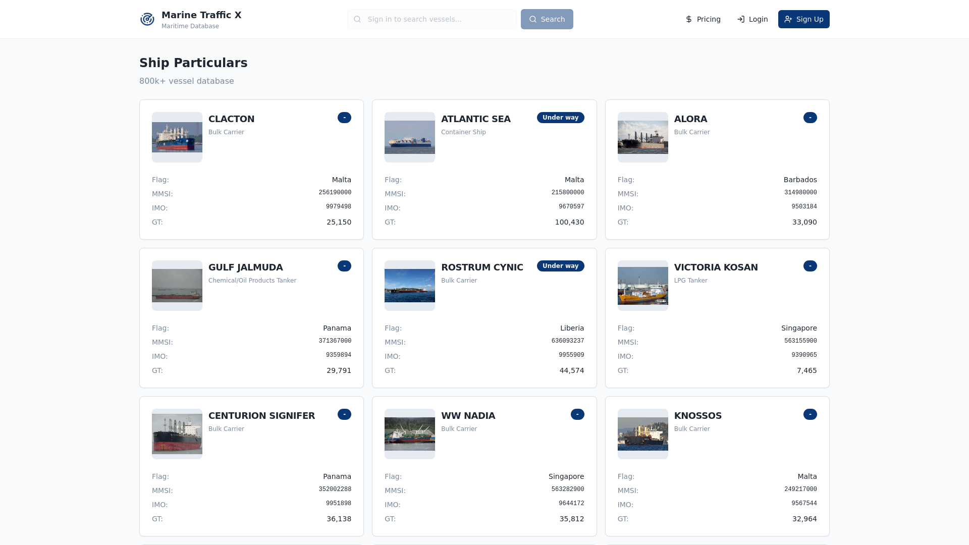 Marine Traffic X - Live Maritime Tracking
