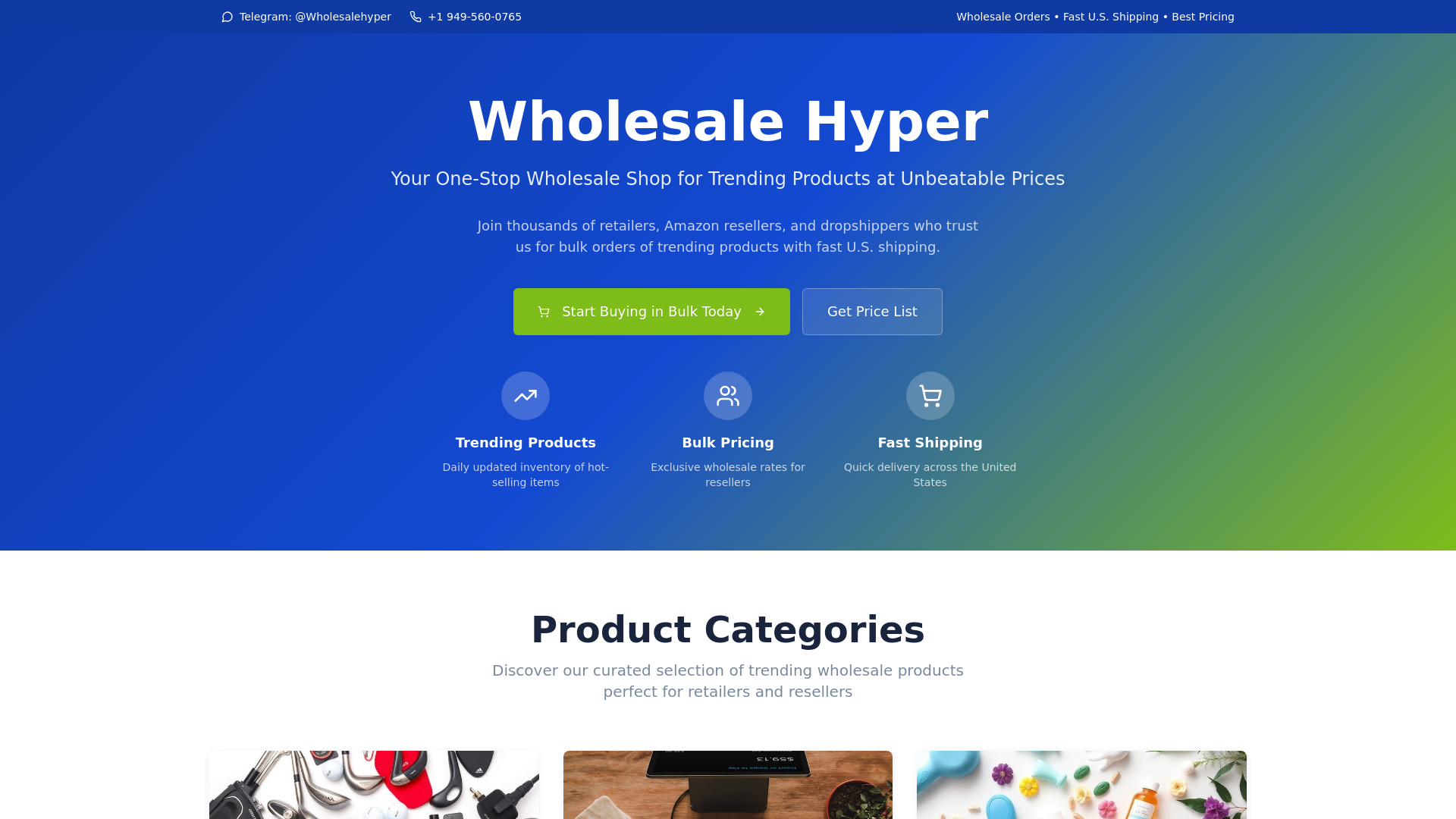 Wholesale Hyper - Your One-Stop Wholesale Shop for Trending Products