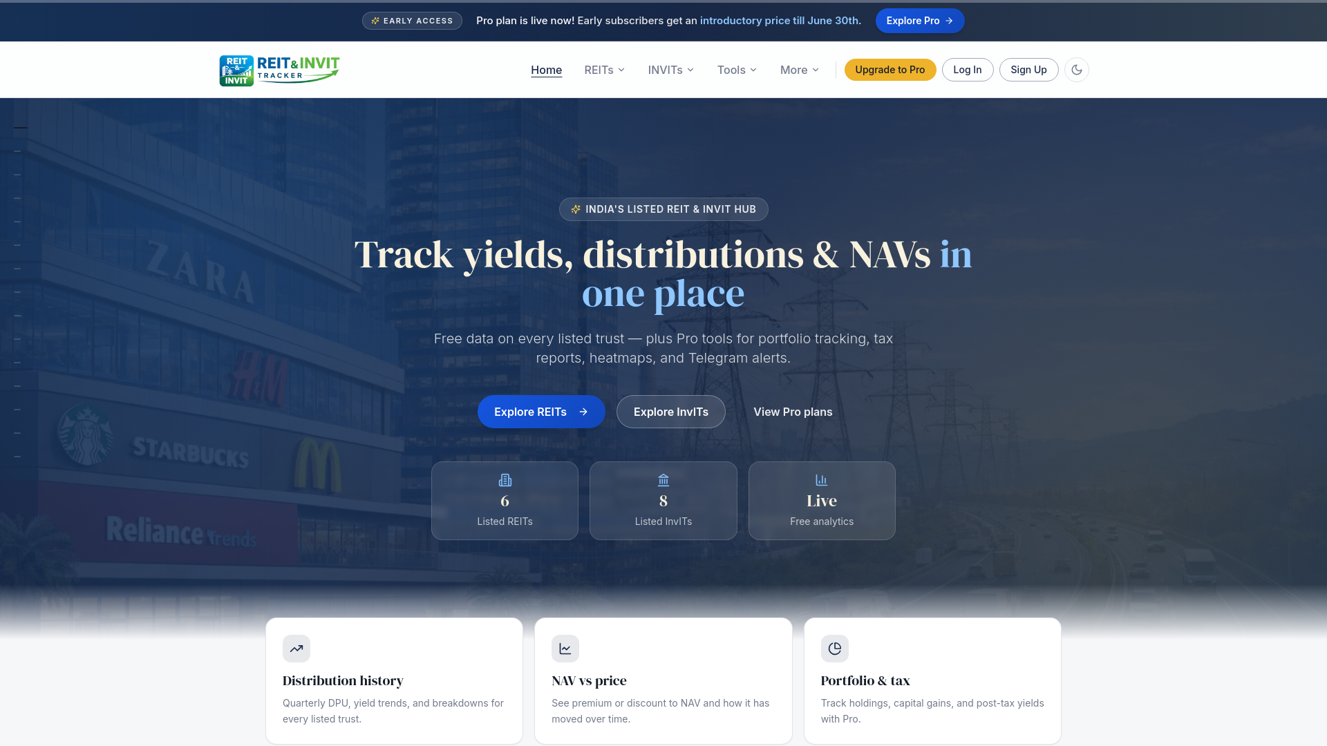 REIT/INVIT Dividend Calendar | REIT & InvIT Tracker