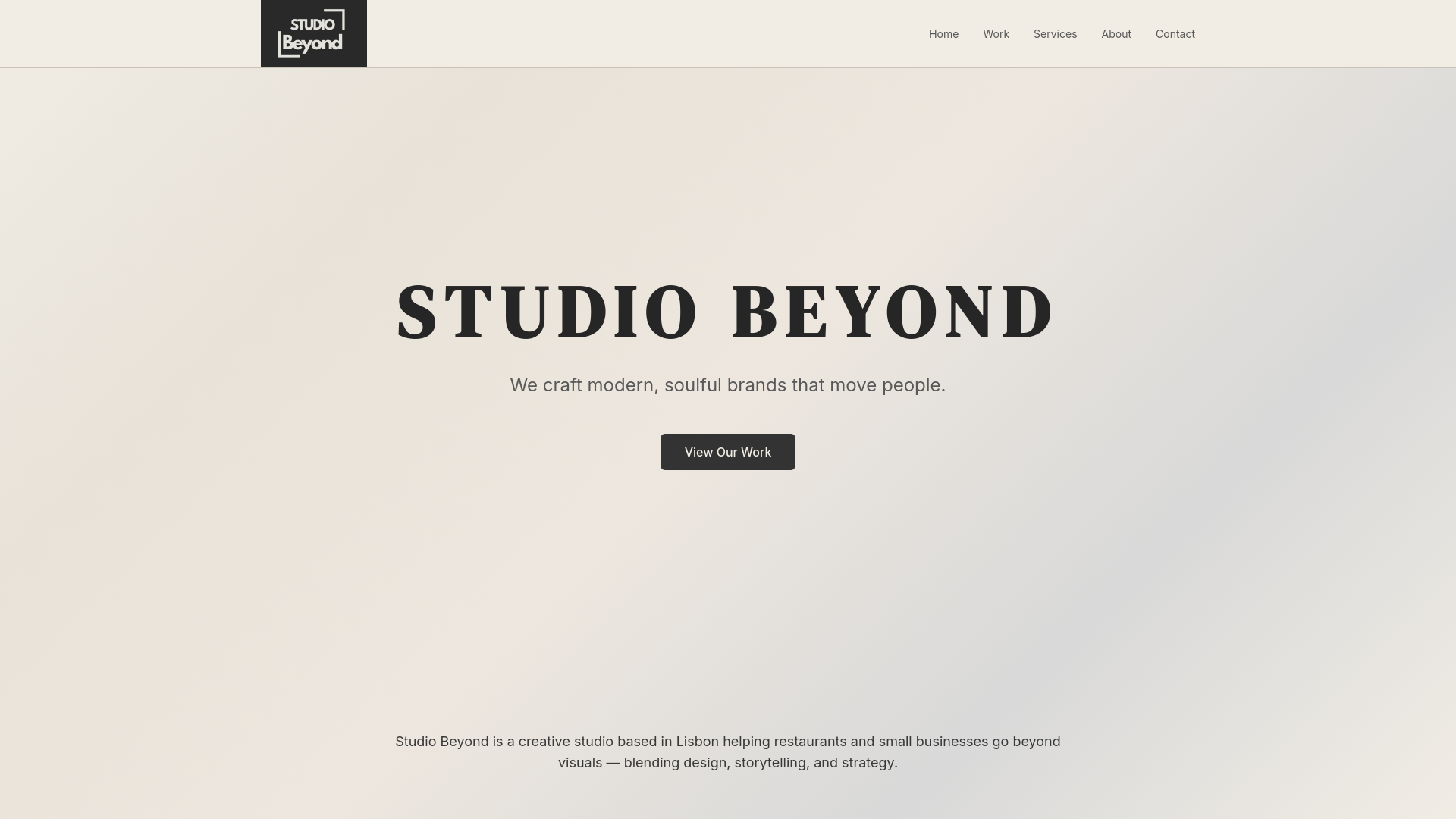Studio Beyond - Creative Studio in Lisbon