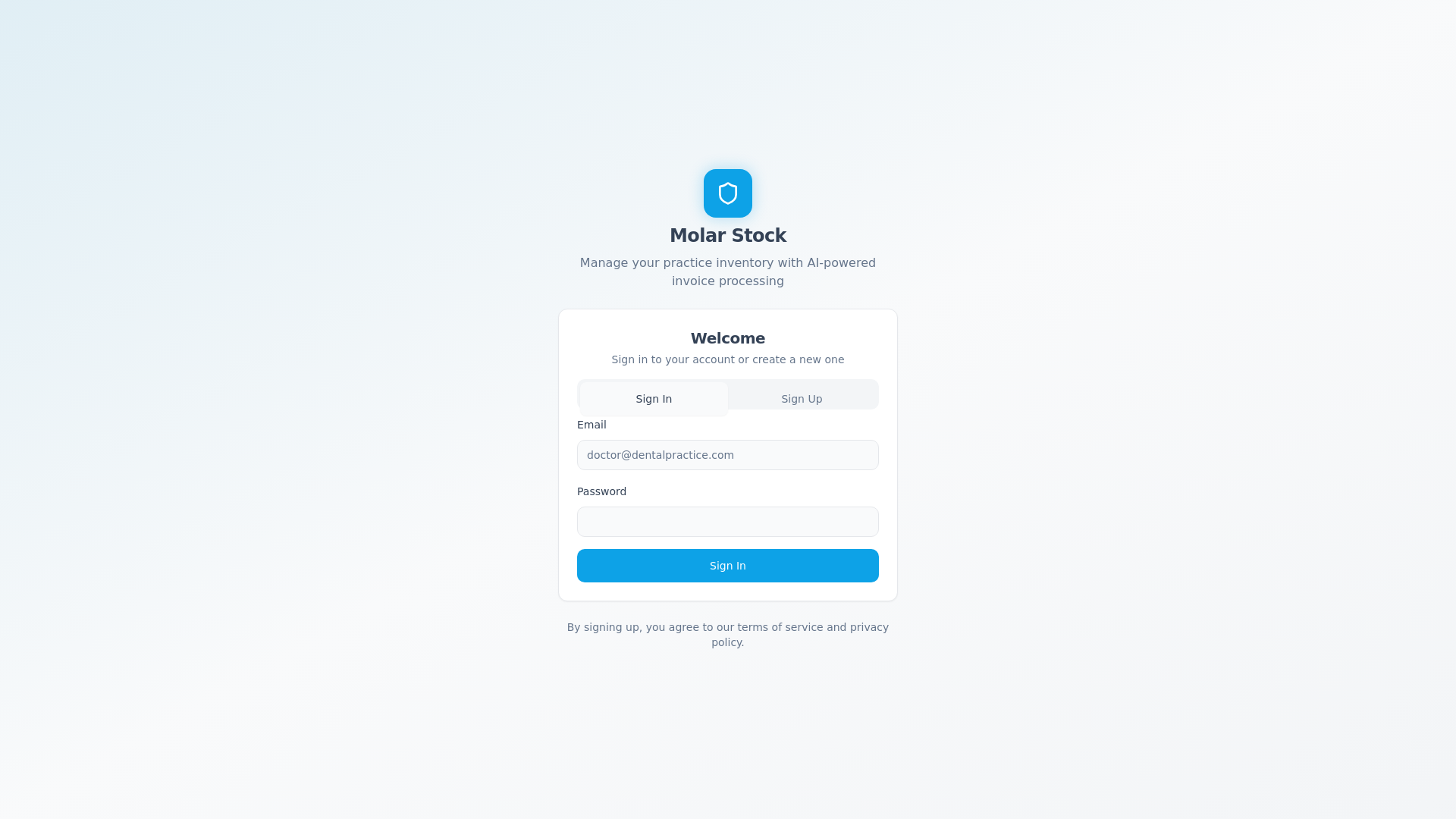 Molar Stock - AI-Powered Invoice Processing