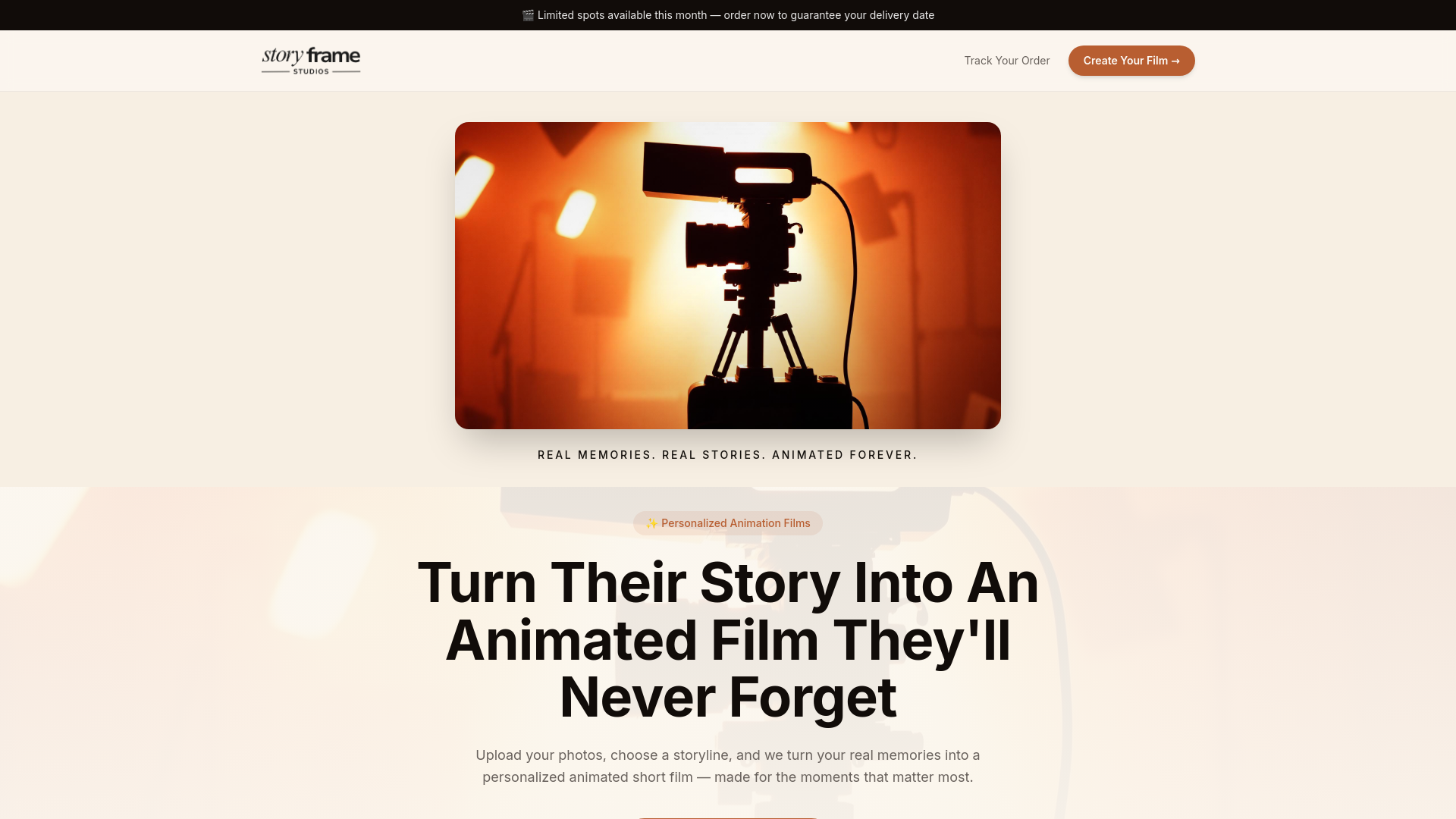 Story Frame Studios — Personalized Animated Short Films