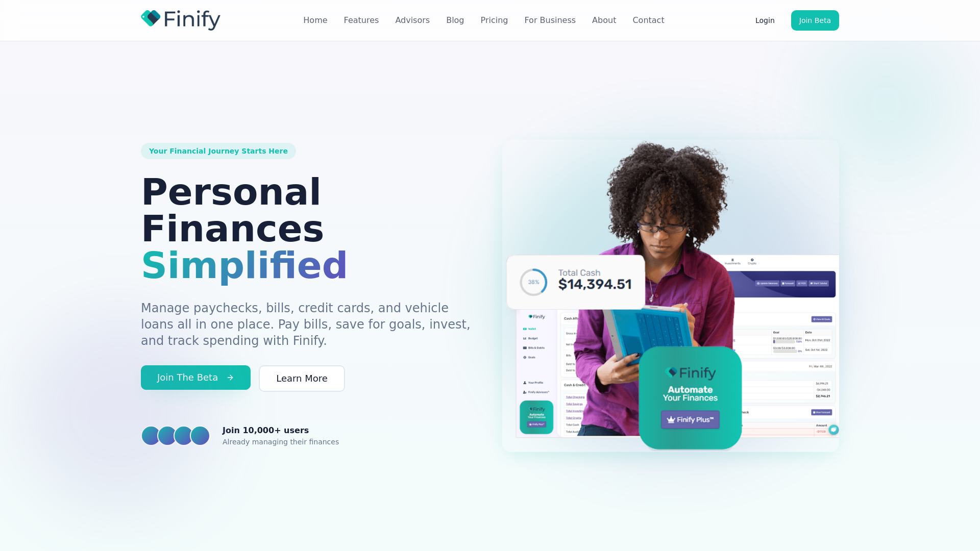 Finify - Personal Finances Simplified