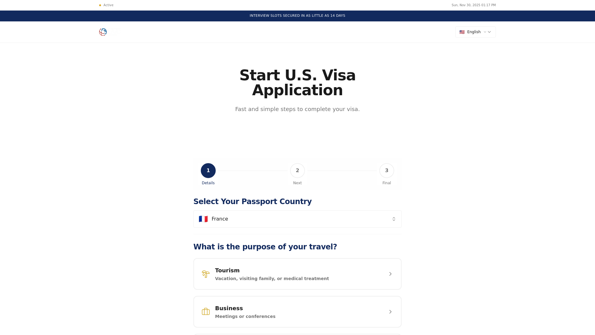 US Visa Connection - ESTA & US Visa Application Services