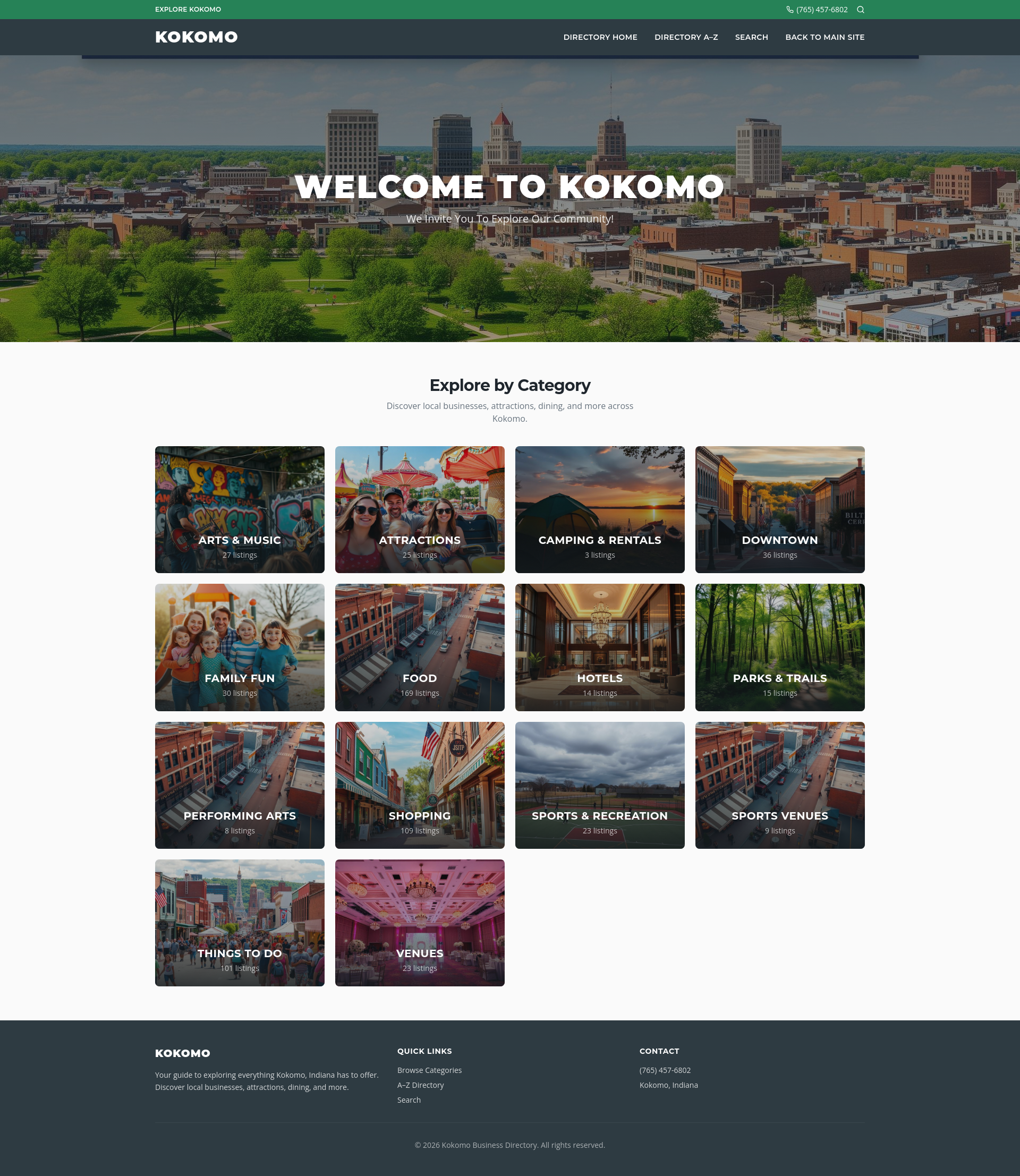Visit Kokomo - Interactive Directory