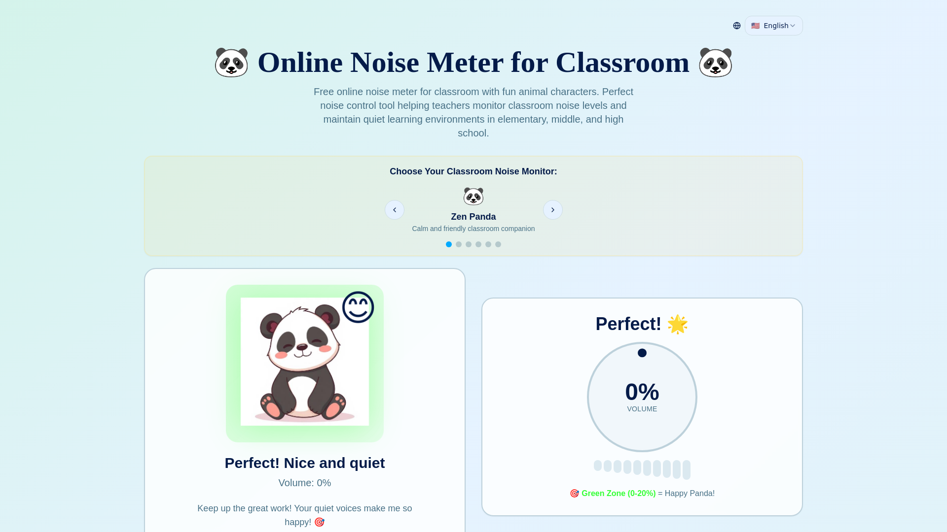 Free Online Noise Meter for Classroom - Classroom Noise Monitor for ...