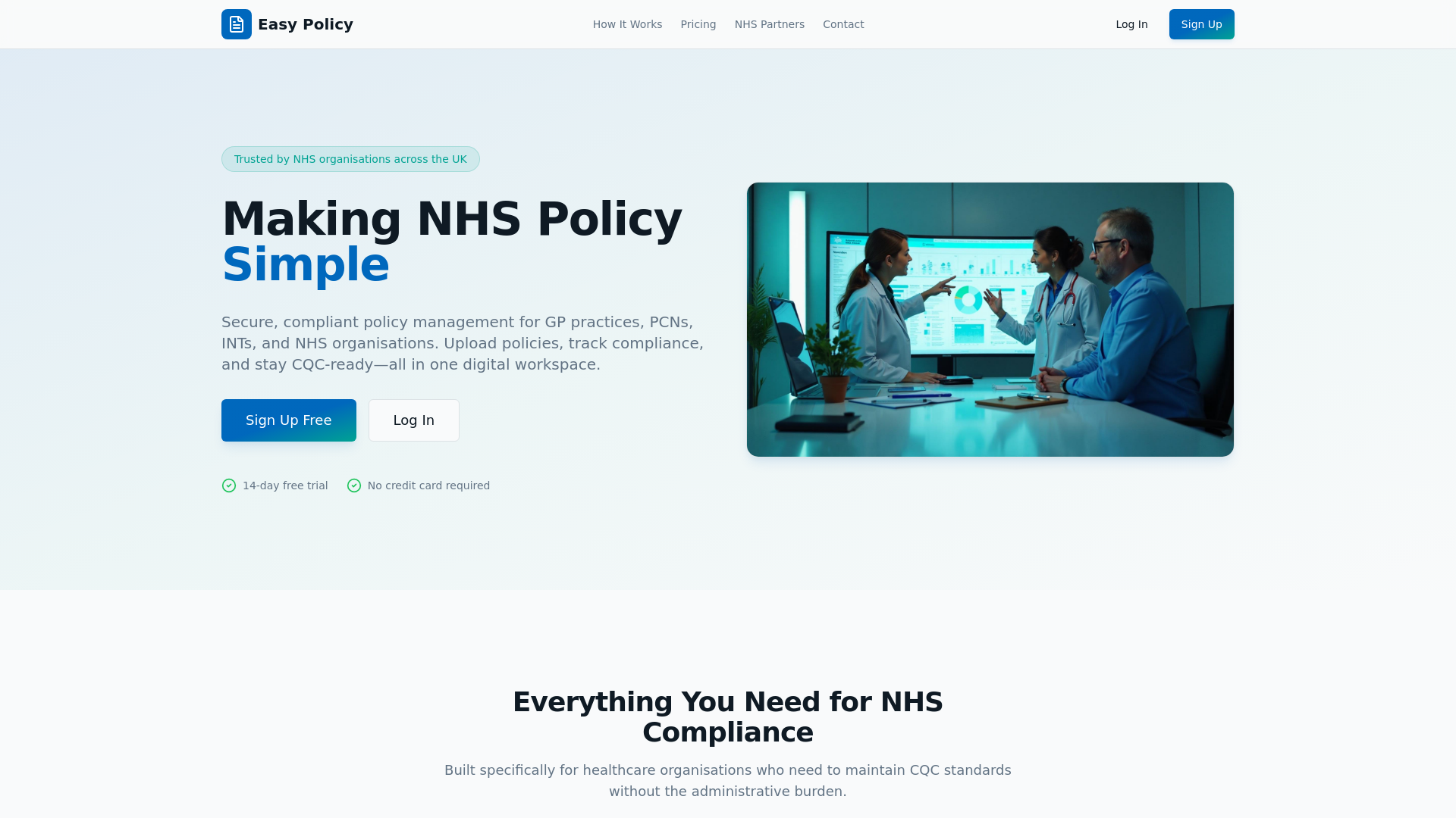 Easy Policy - NHS Policy Management Made Simple