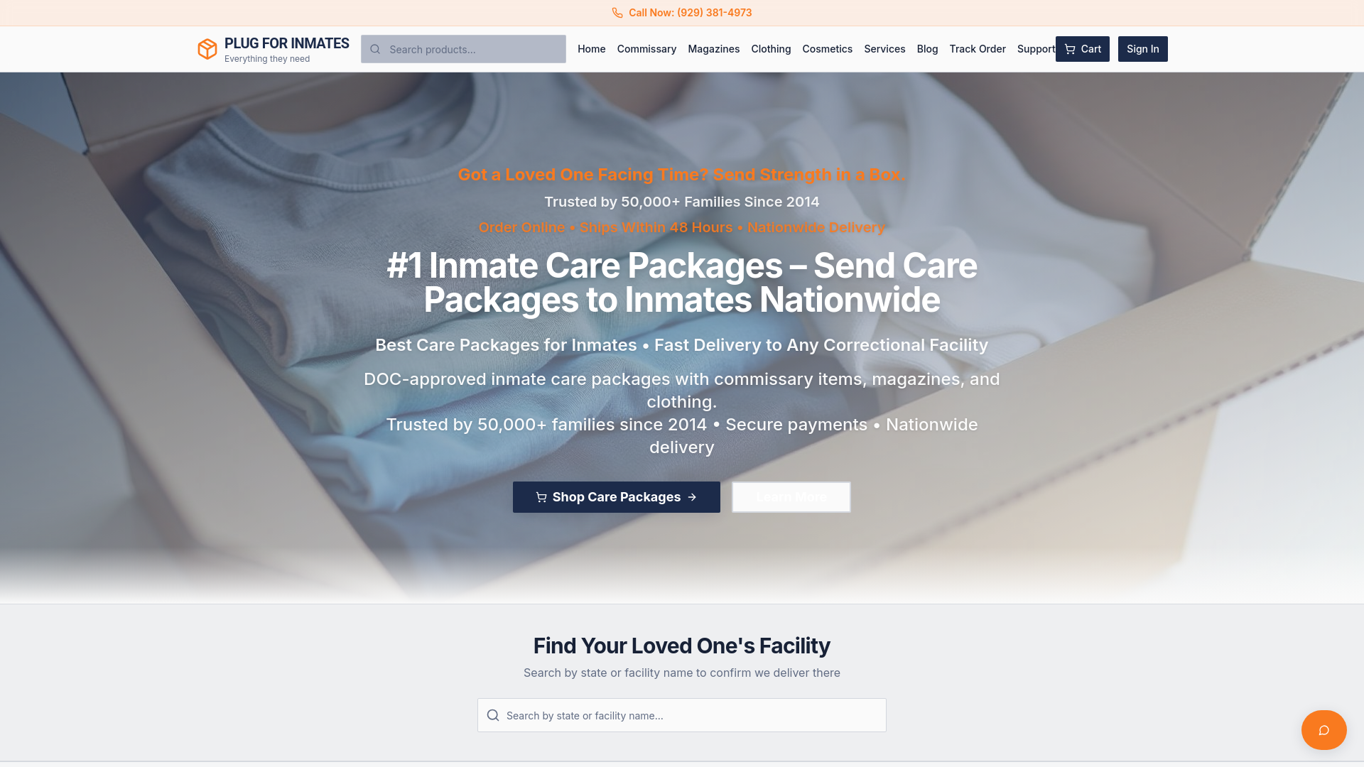 Georgia Prison Care Packages | Inmate Commissary Delivery GA