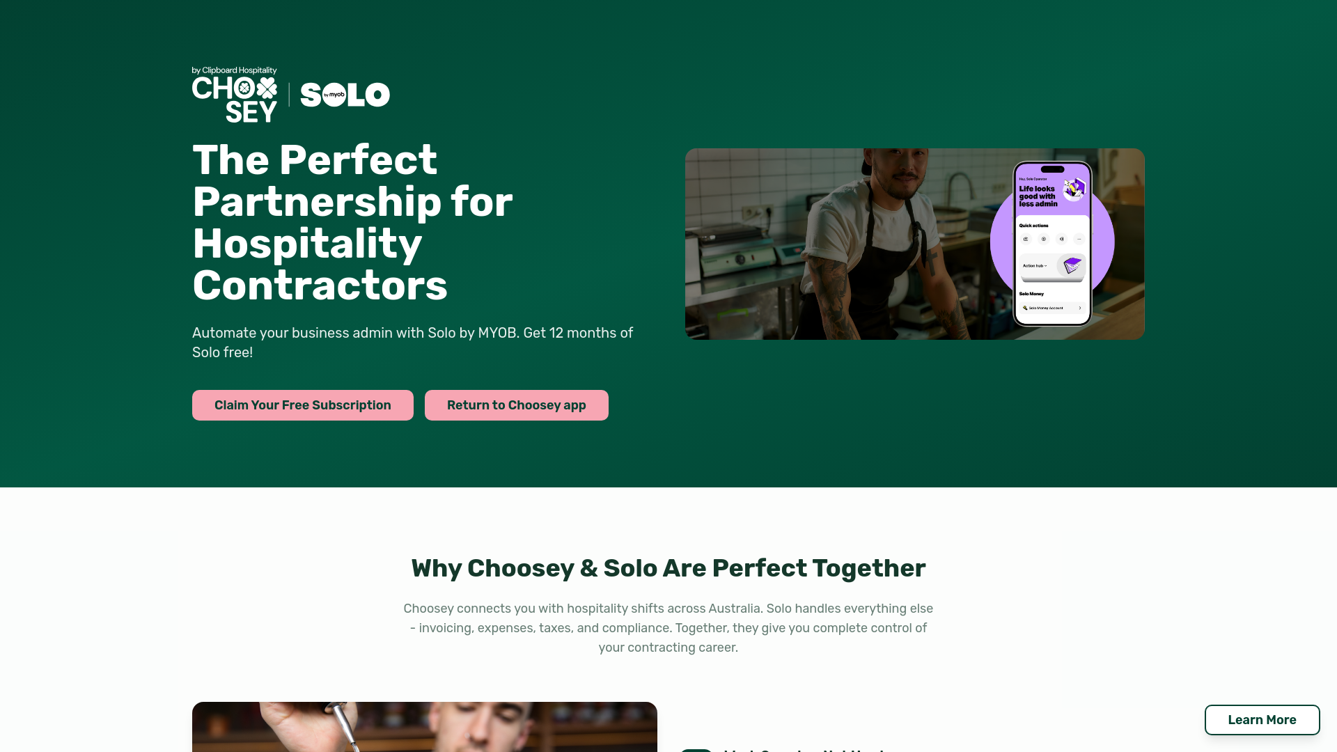 Choosey x Solo Partnership | Free Business Management for Hospitality ...