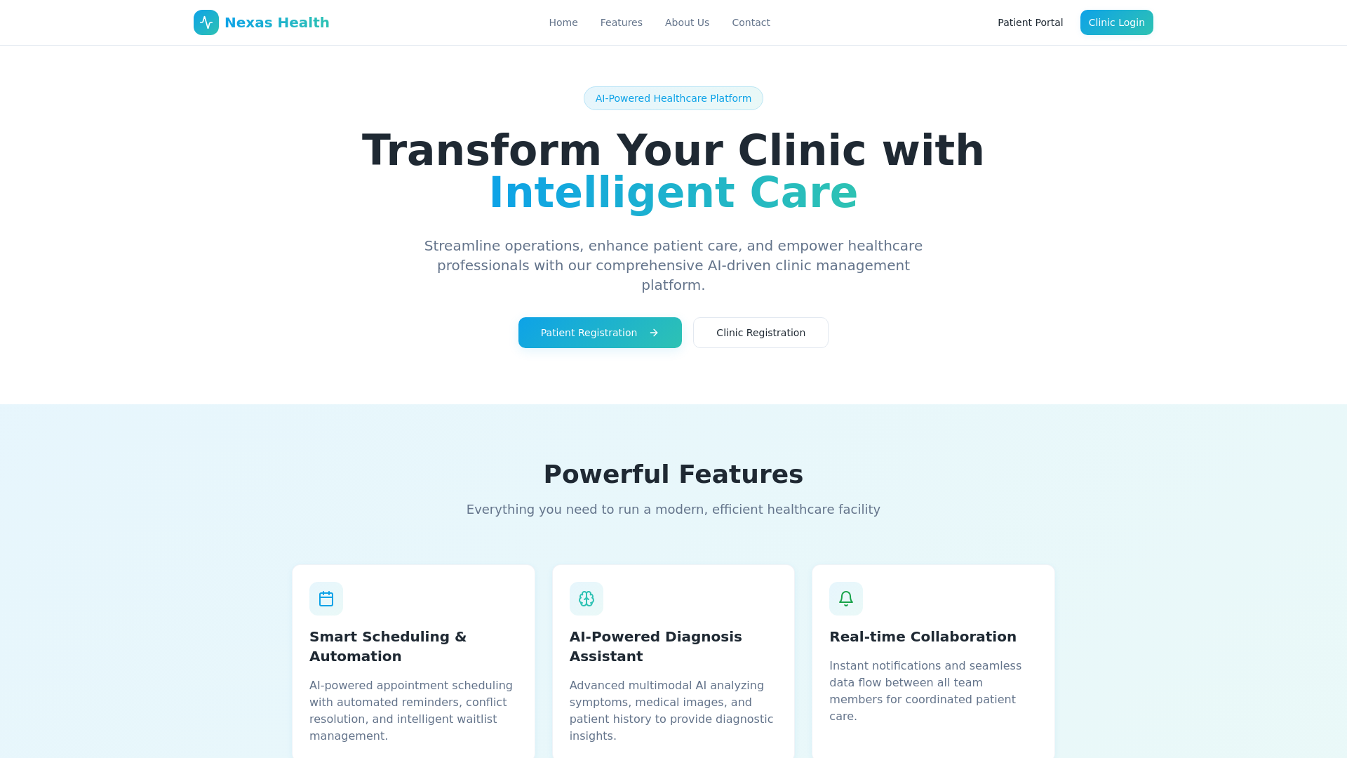 MediCare AI - AI-Powered Clinic Management Platform