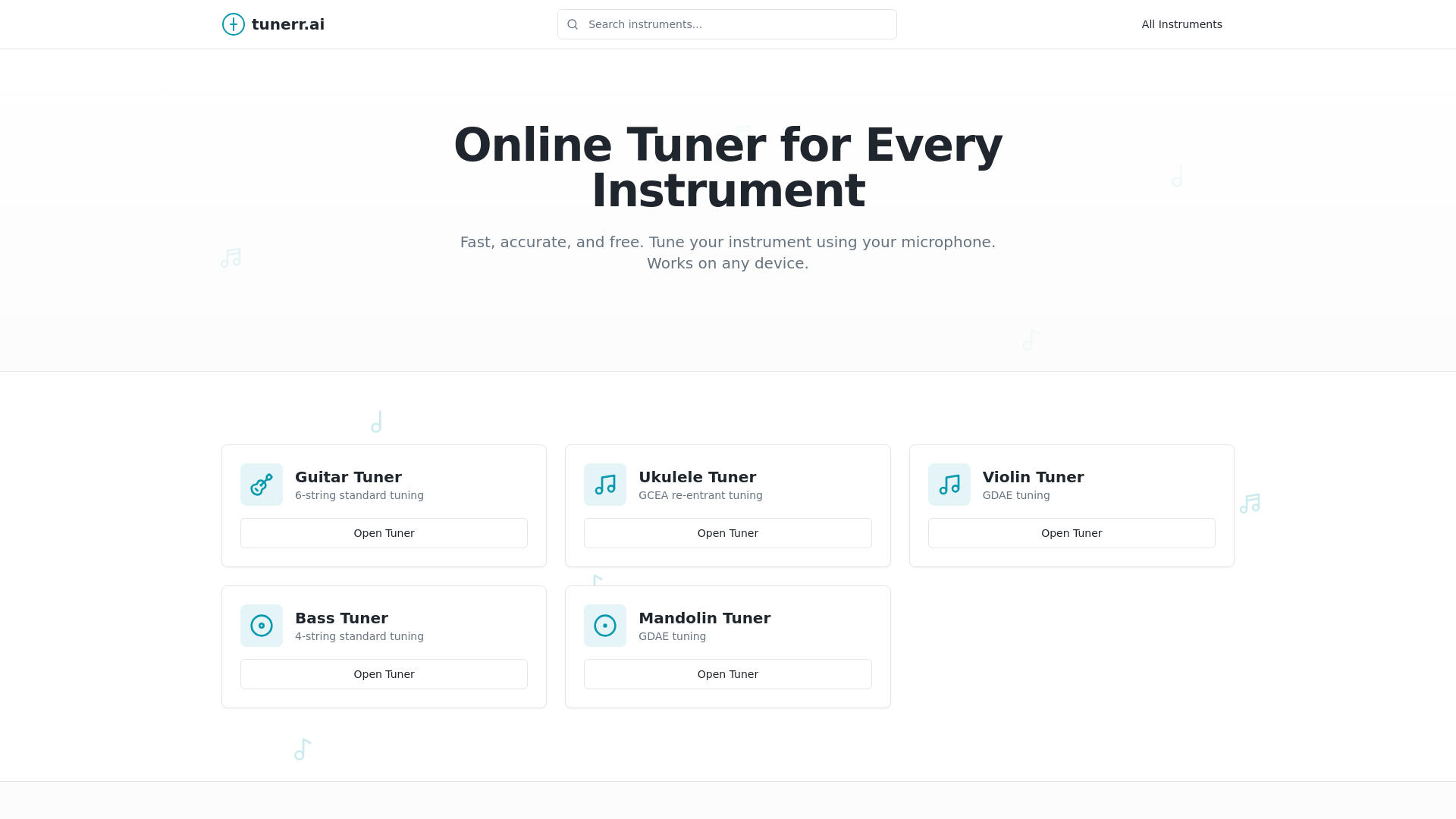 Violin Tuner – Free Online Violin Tuning (Mic, Accurate)