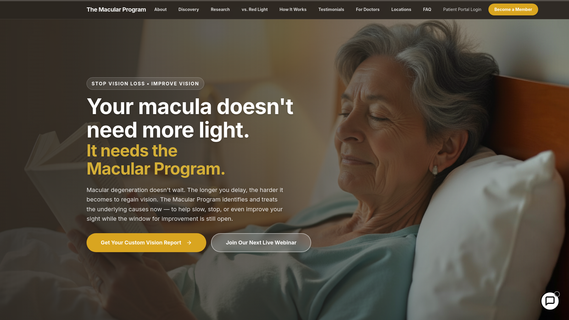 The Macular Program | Prevent & Reverse Macular Degeneration