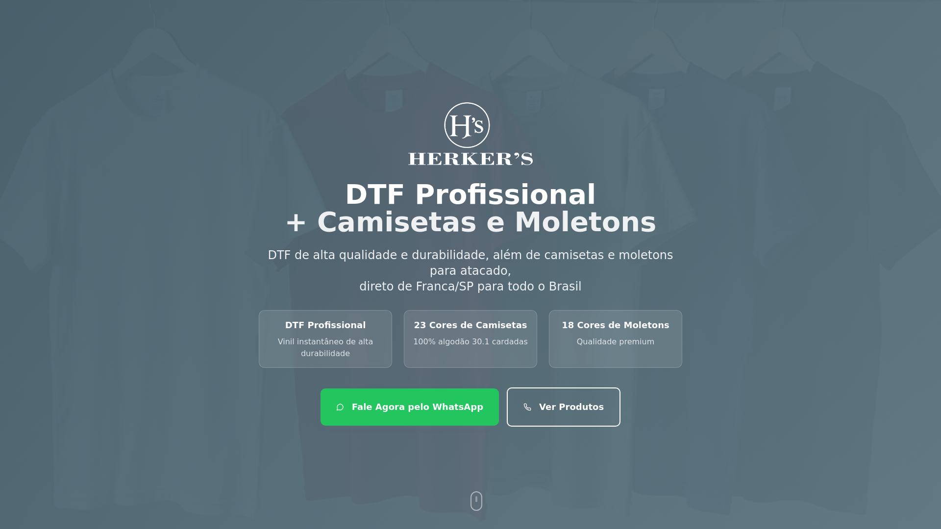 Herker's Atacado - Camisetas, Moletons e DTF | Franca/SP
