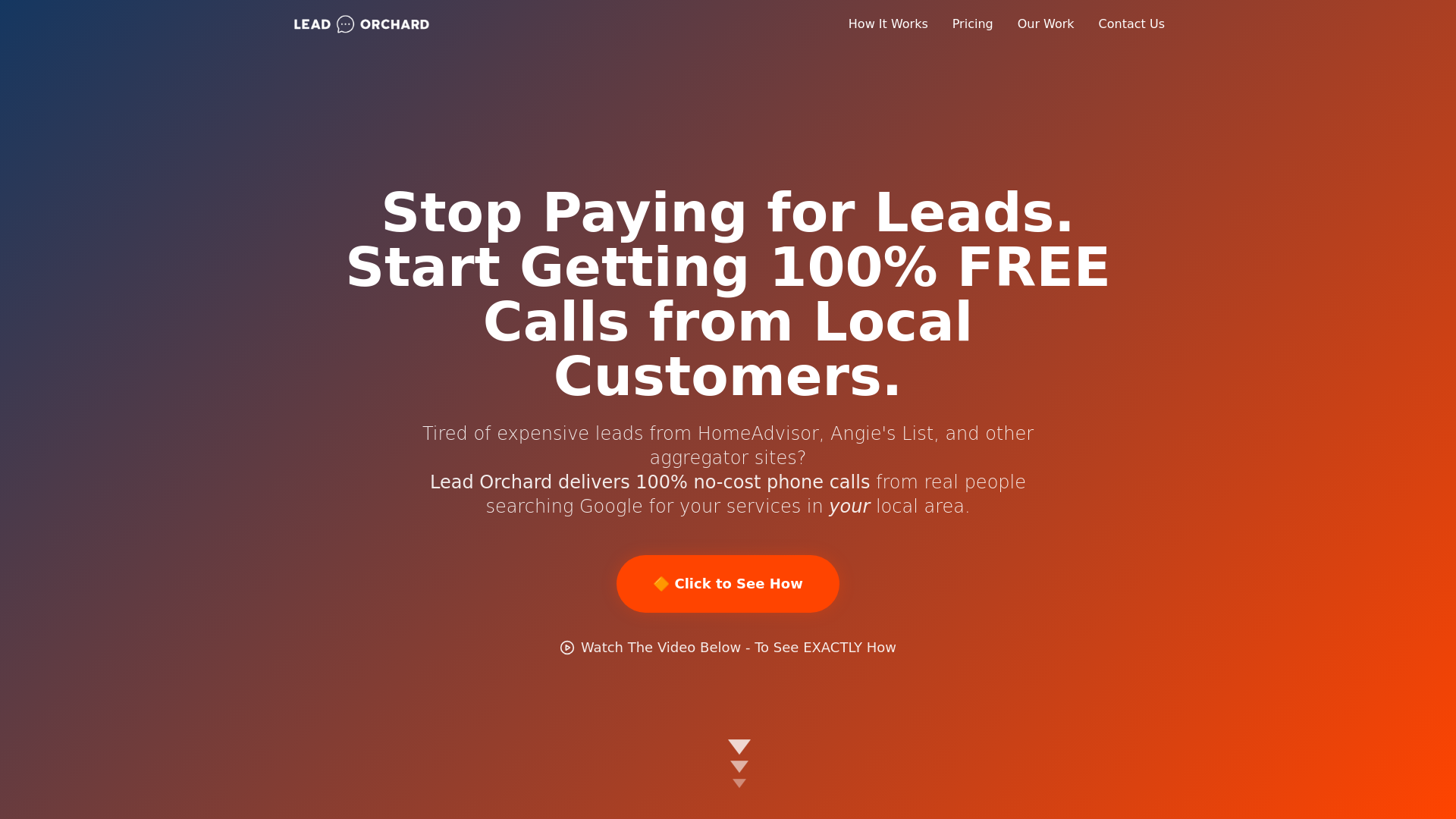 Lead Orchard - Exclusive Local Service Calls for Contractors