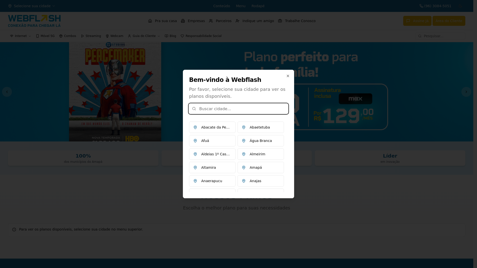 Webflash - Internet, TV e Telefonia