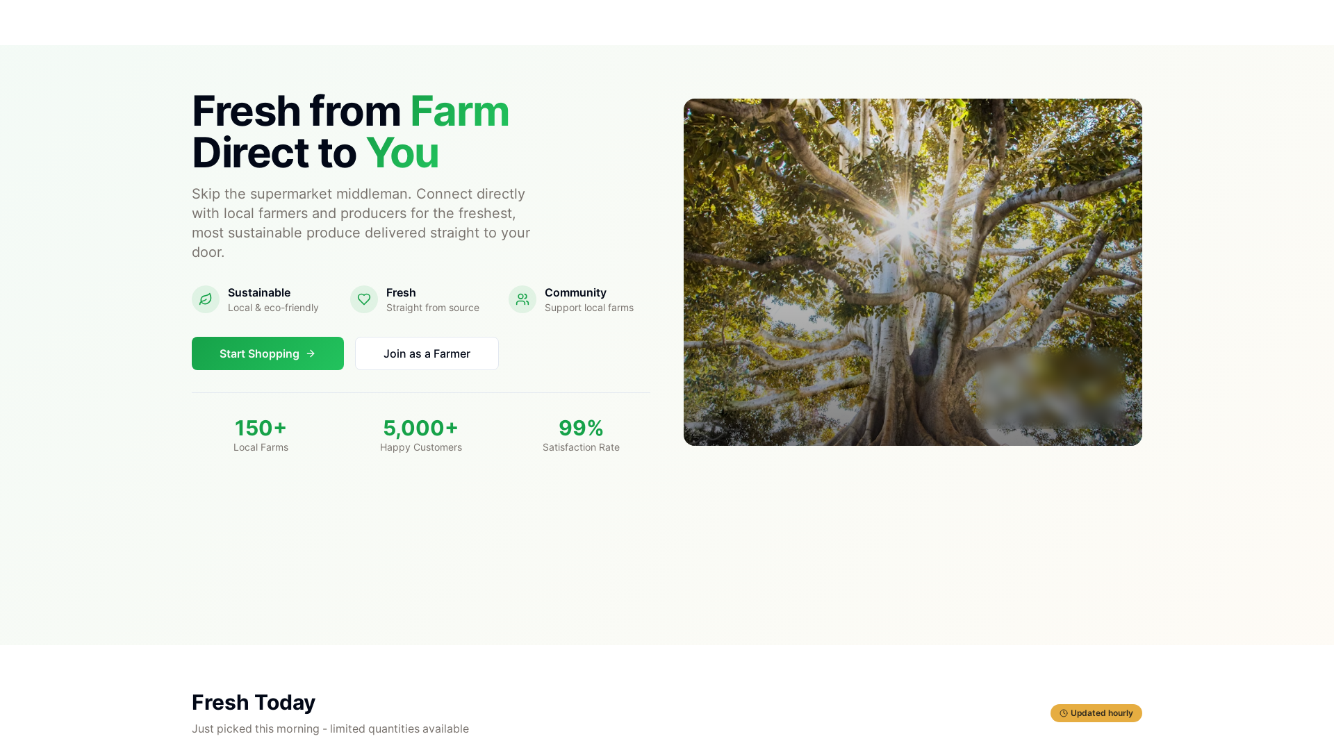 FarmDirect - Fresh from Farm, Direct to You