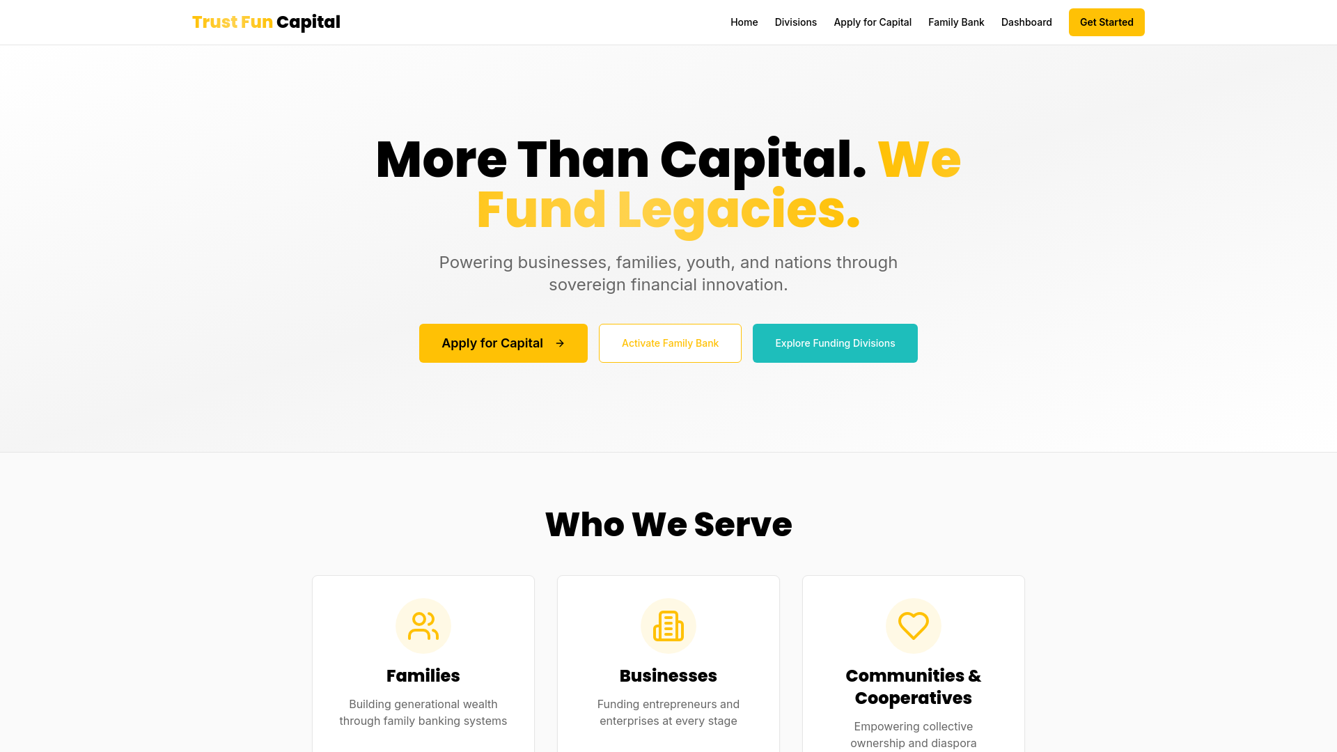 Trust Fun Capital - Business Funding That Feeds Your Future