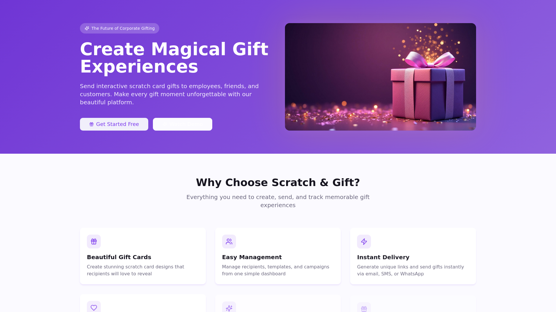 Scratch & Gift - Create Magical Gift Experiences