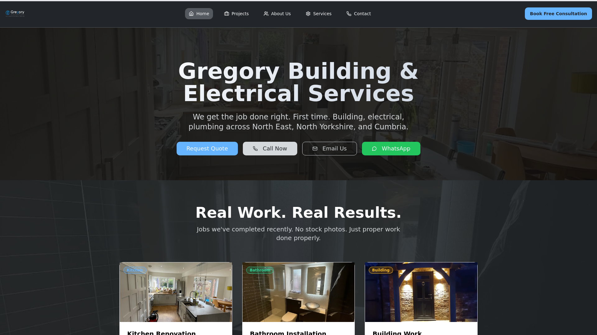 Gregory Building & Electrical Services - Professional Building ...