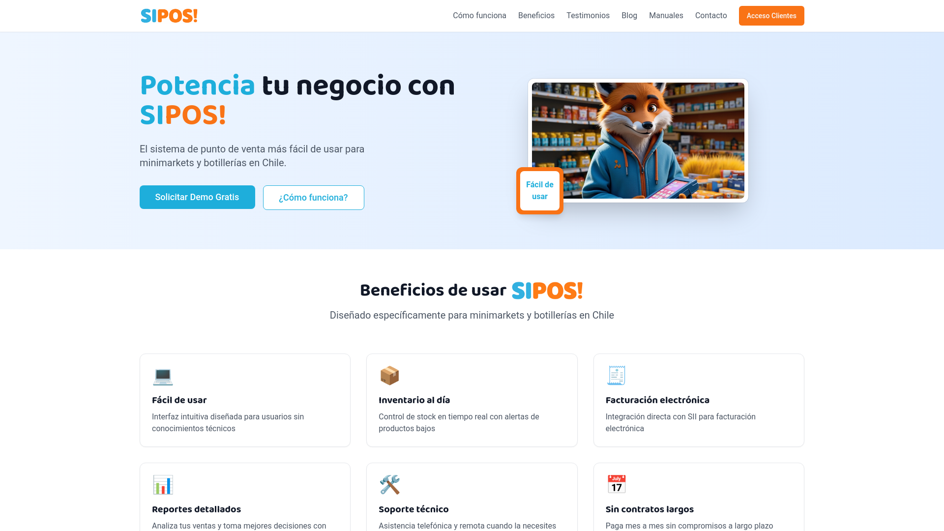SIPOS! - Software POS para comercios de barrio en Chile