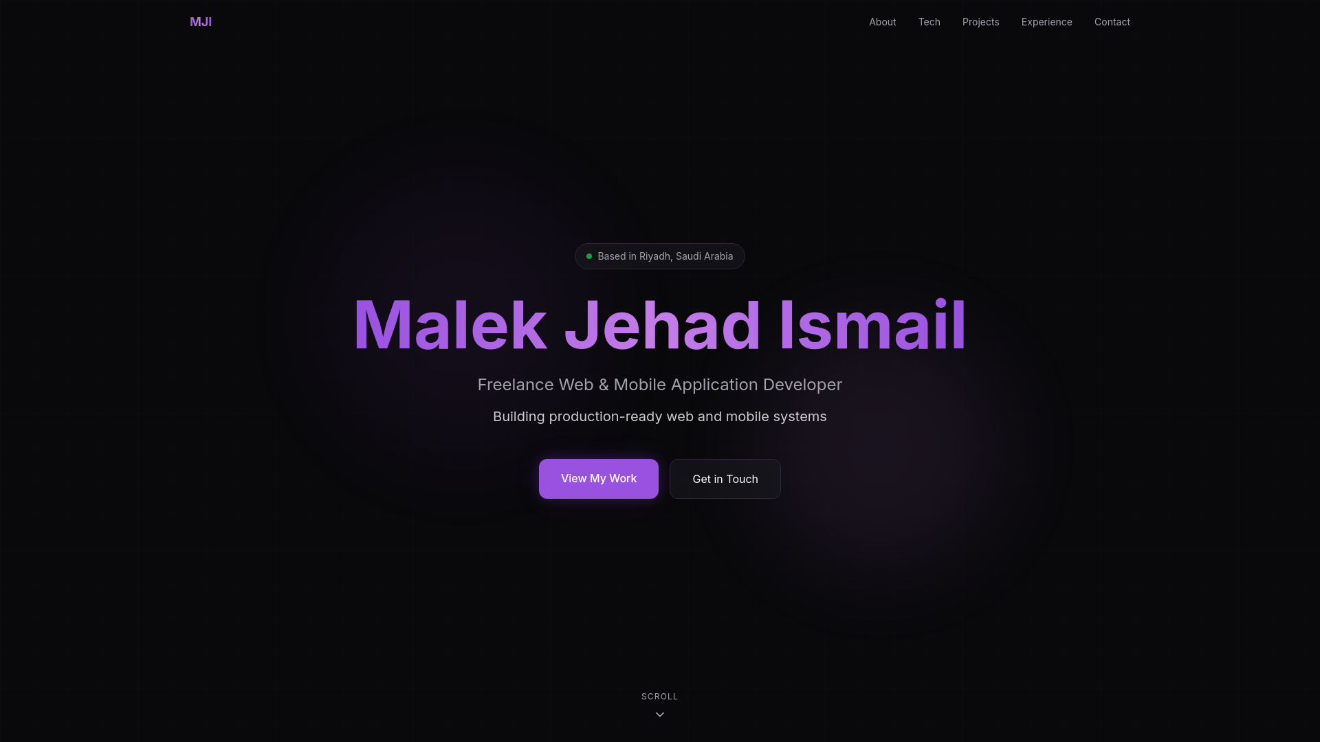Malek Jehad Ismail | Freelance Web & Mobile Developer