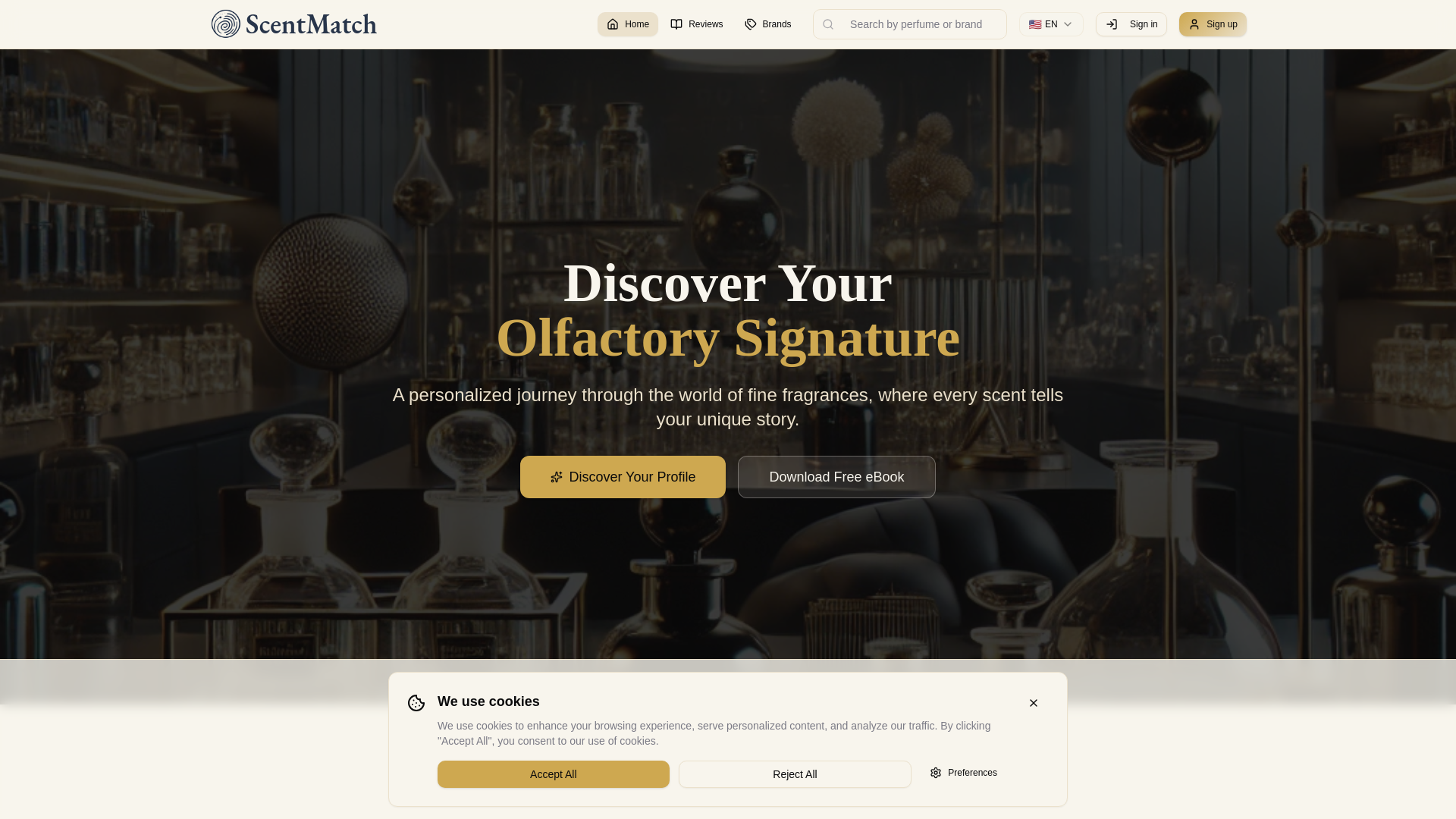 ScentMatch - Fragrance Discovery Platform