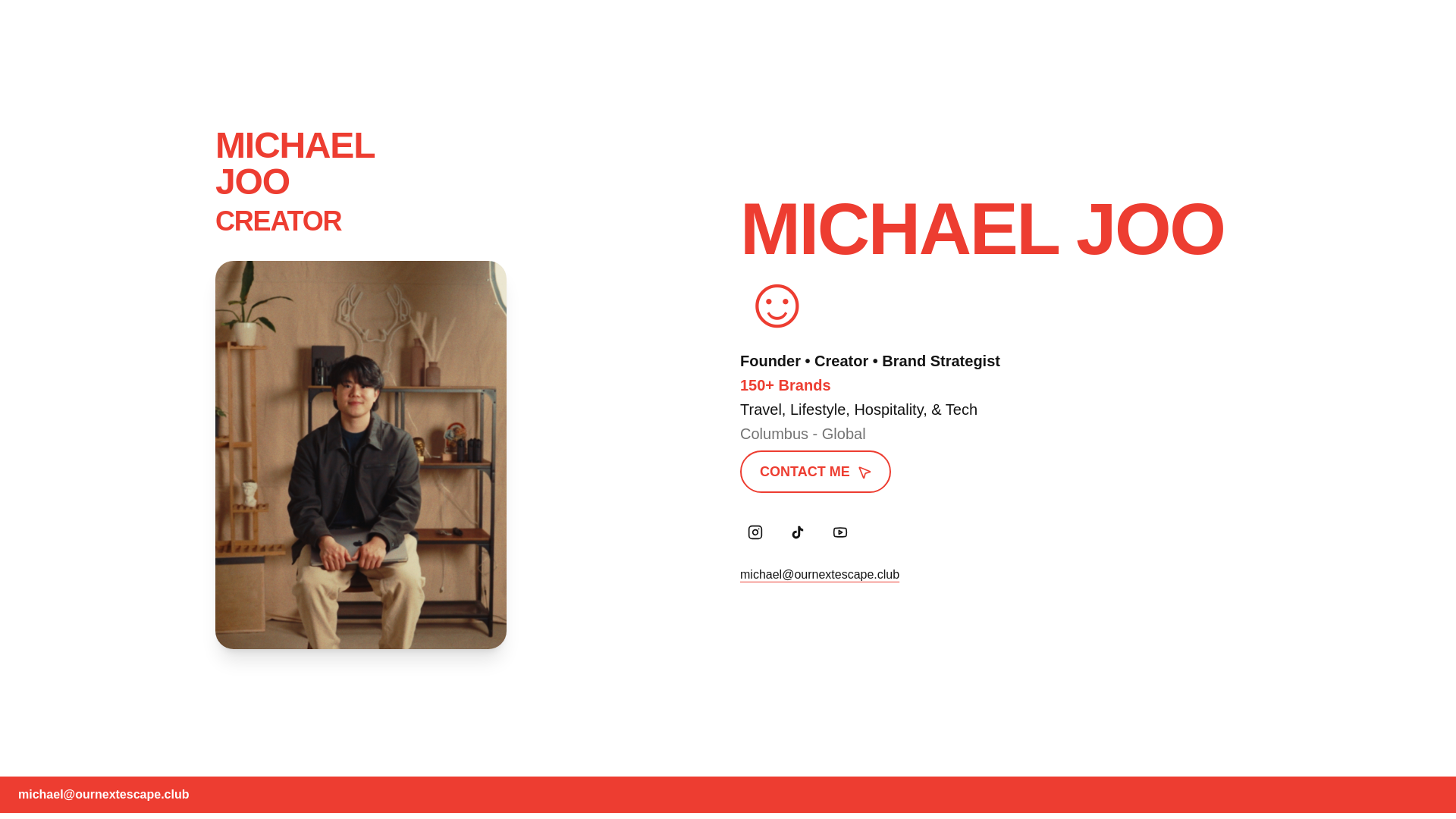 Michael Joo | Creator & Brand Strategist