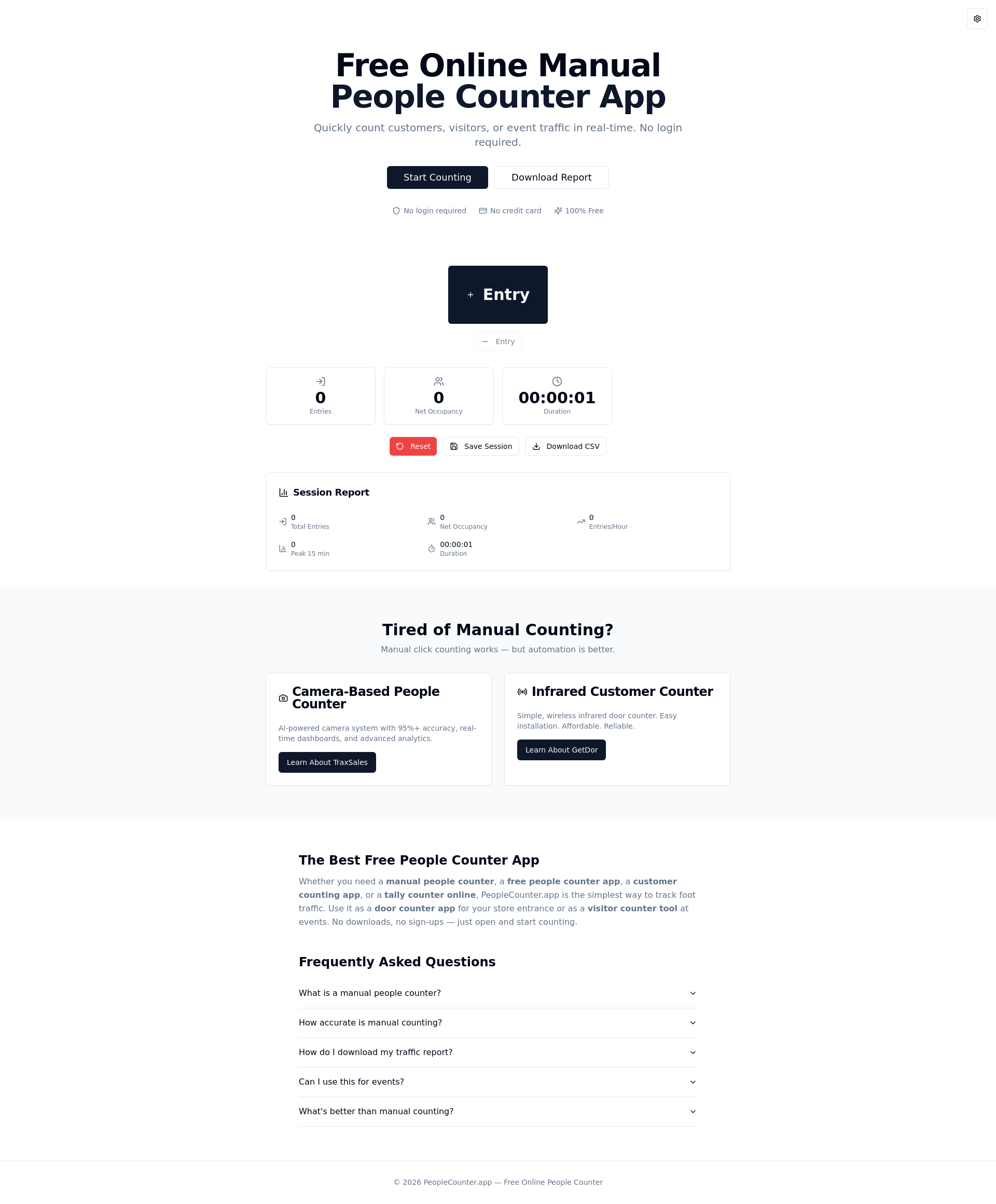 People Counter — Free Online Tool, No Signup (3-Sec Setup)