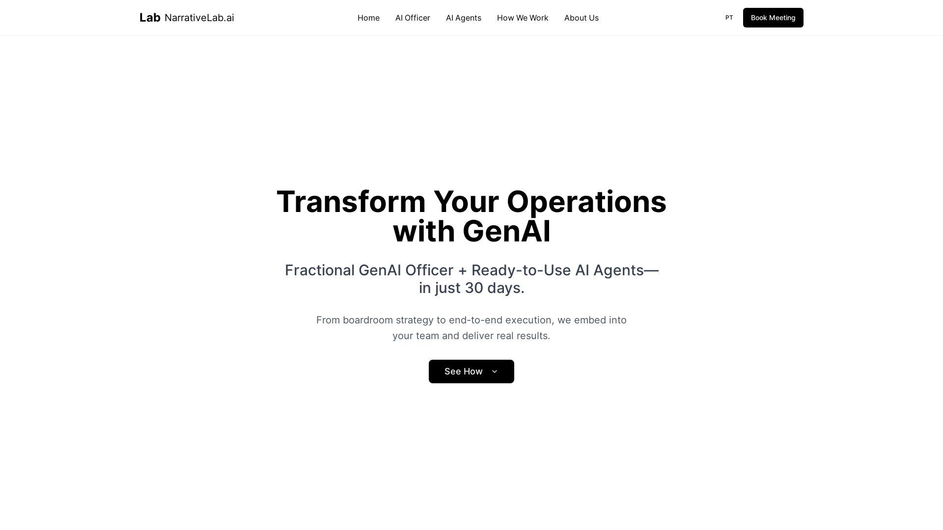 Embedded GenAI Transformation for Enterprise Leaders