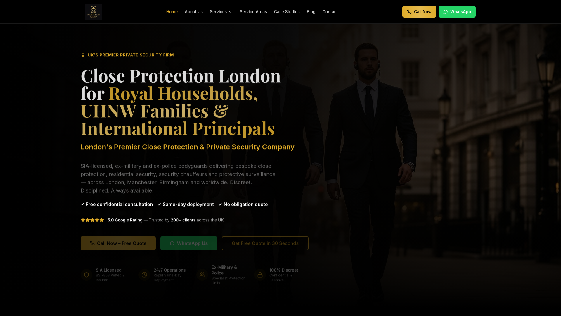 VIP Event Security London 2026: Celebrity & UHNW Cover | VIP Protection ...
