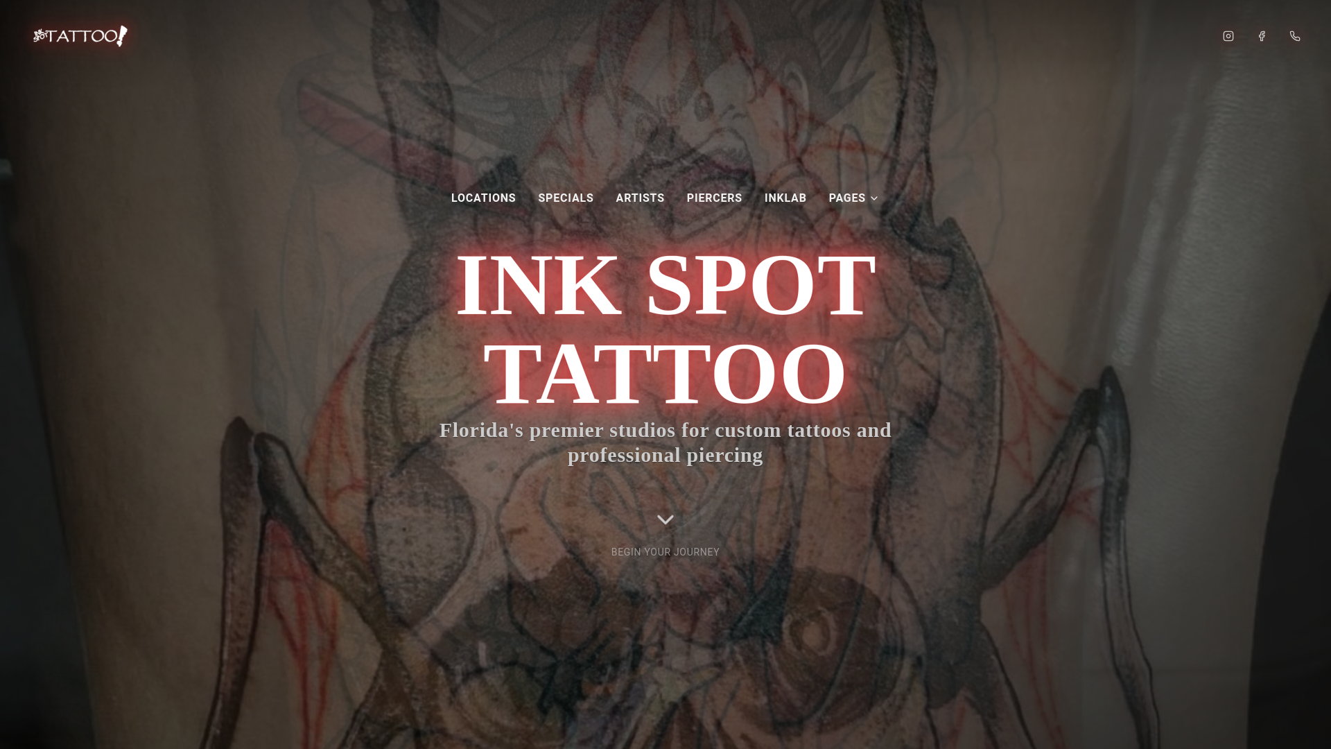 Ink Spot Tattoo - Premier Tattoo Studios & Piercing Services | Florida