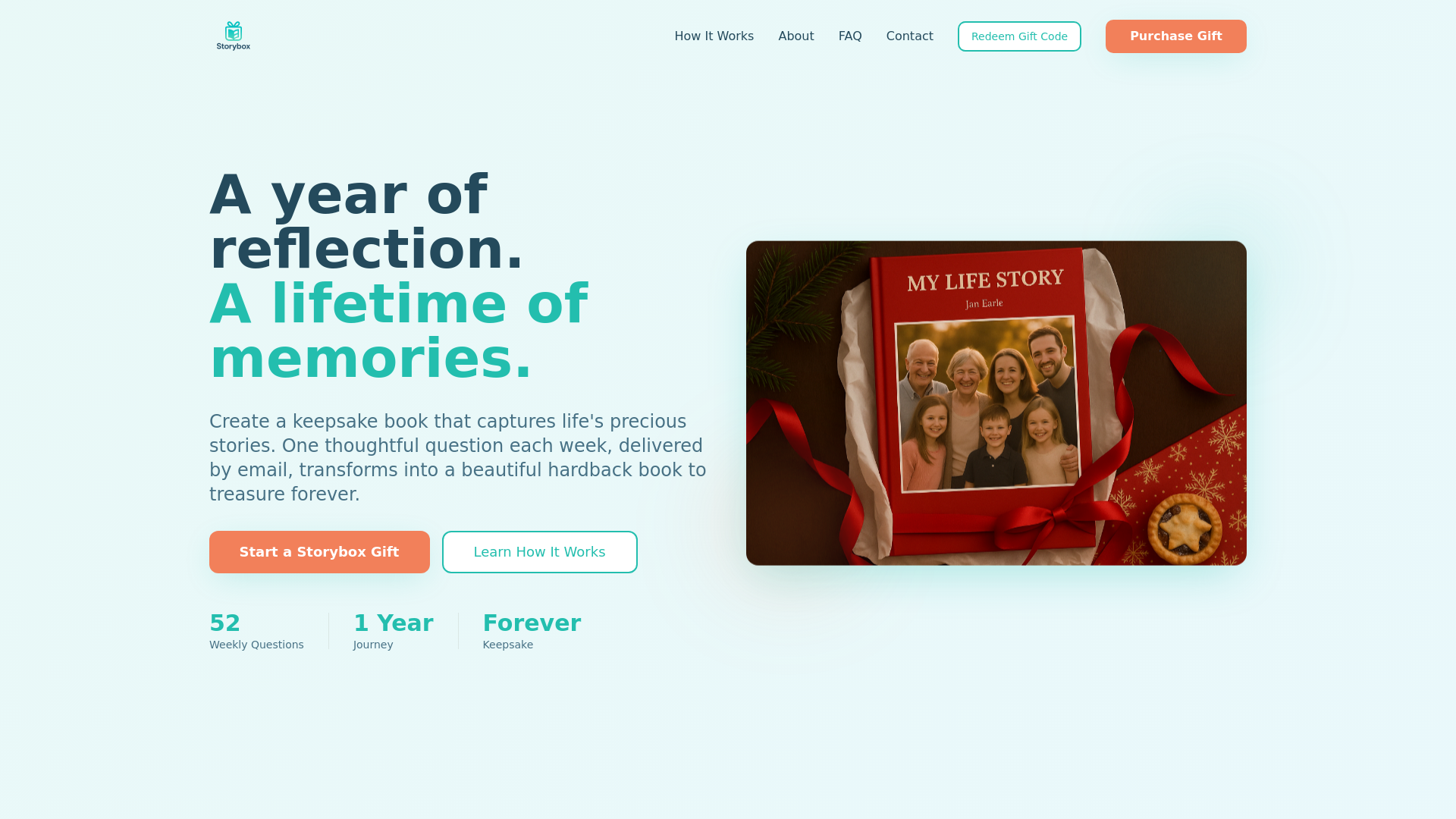 StoryBox - Capture Life's Precious Stories | Memory Book Gifts