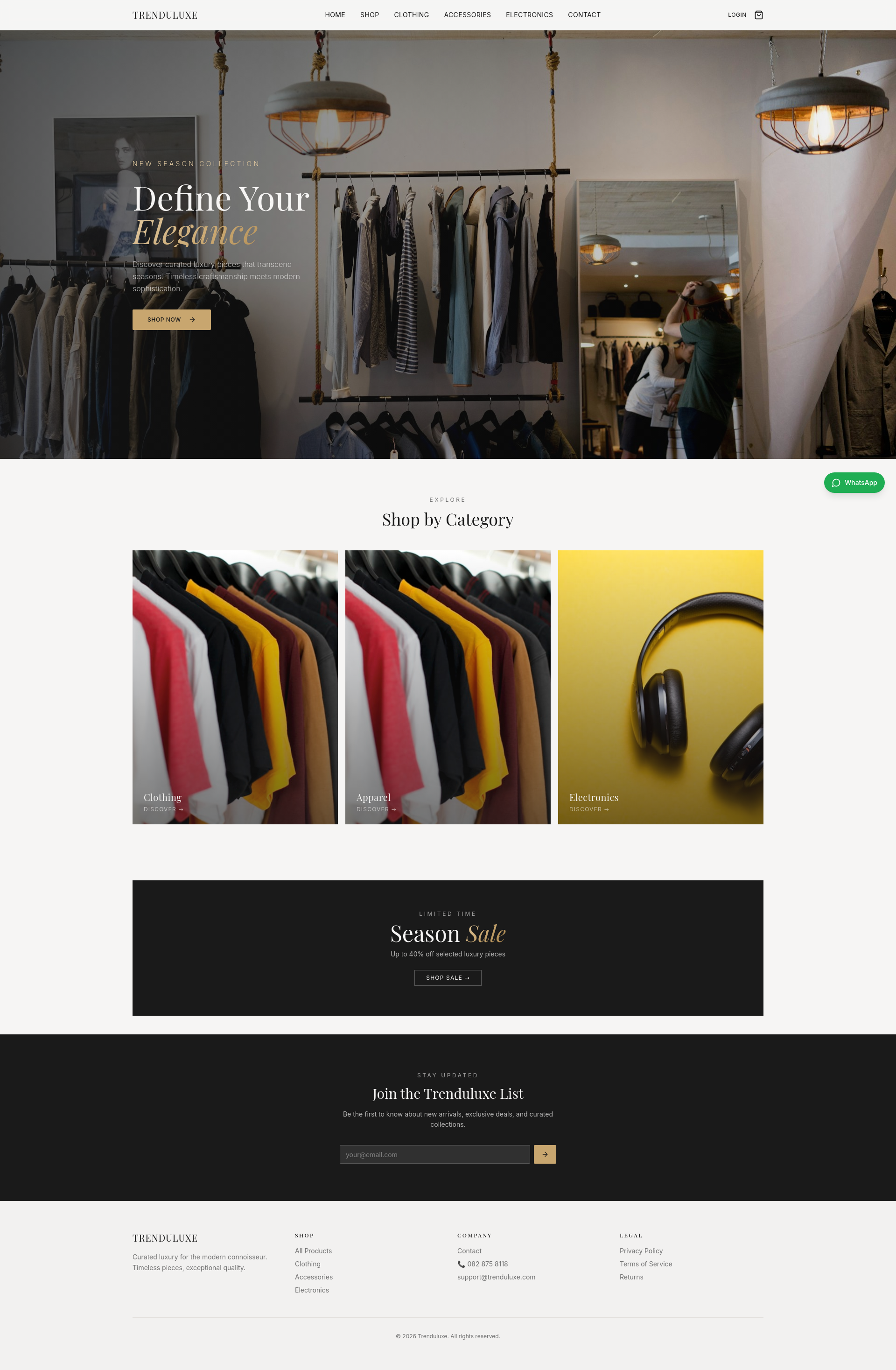 Luxury Curated Store | Trenduluxe