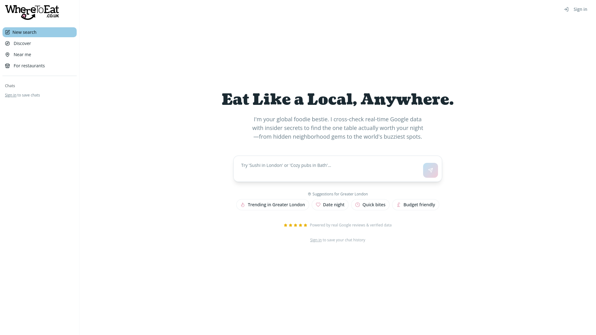 WhereToEat.co.uk - Discover Your Next Favourite Restaurant