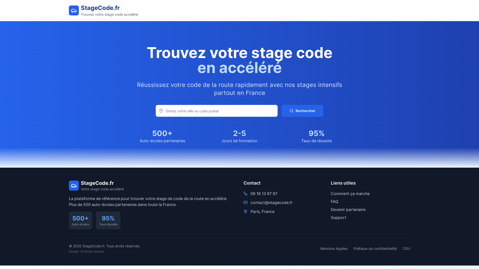 code-rapide-france-finder