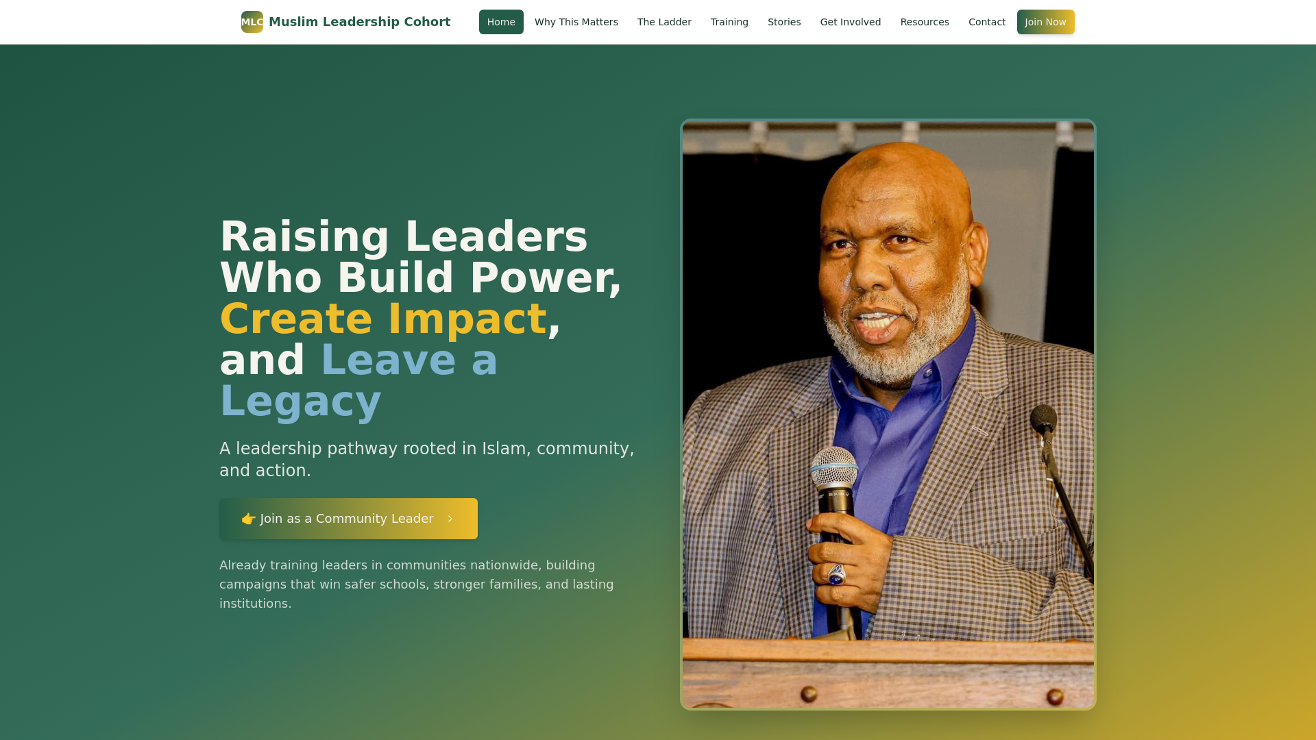 Muslim Leadership Cohort - Raising Leaders Who Build Power, Create ...