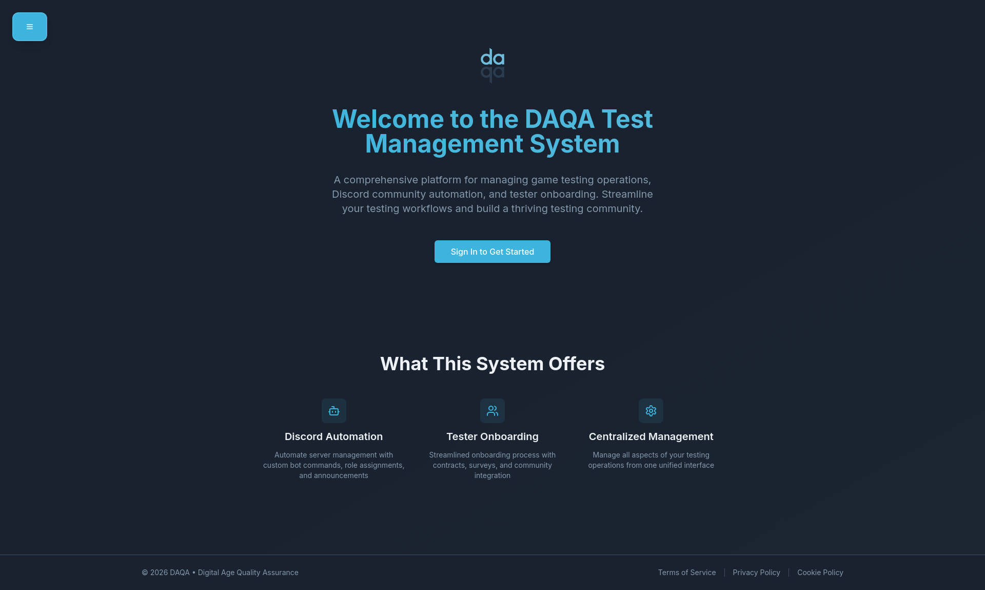 DAQA Test Management