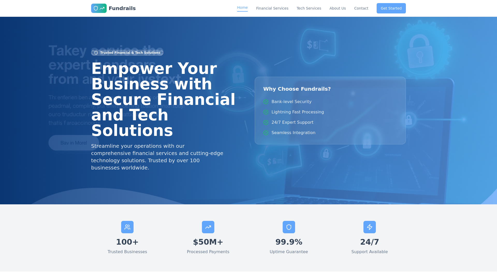Fundrails - Secure Financial & Tech Solutions | Payment Processing & IT ...