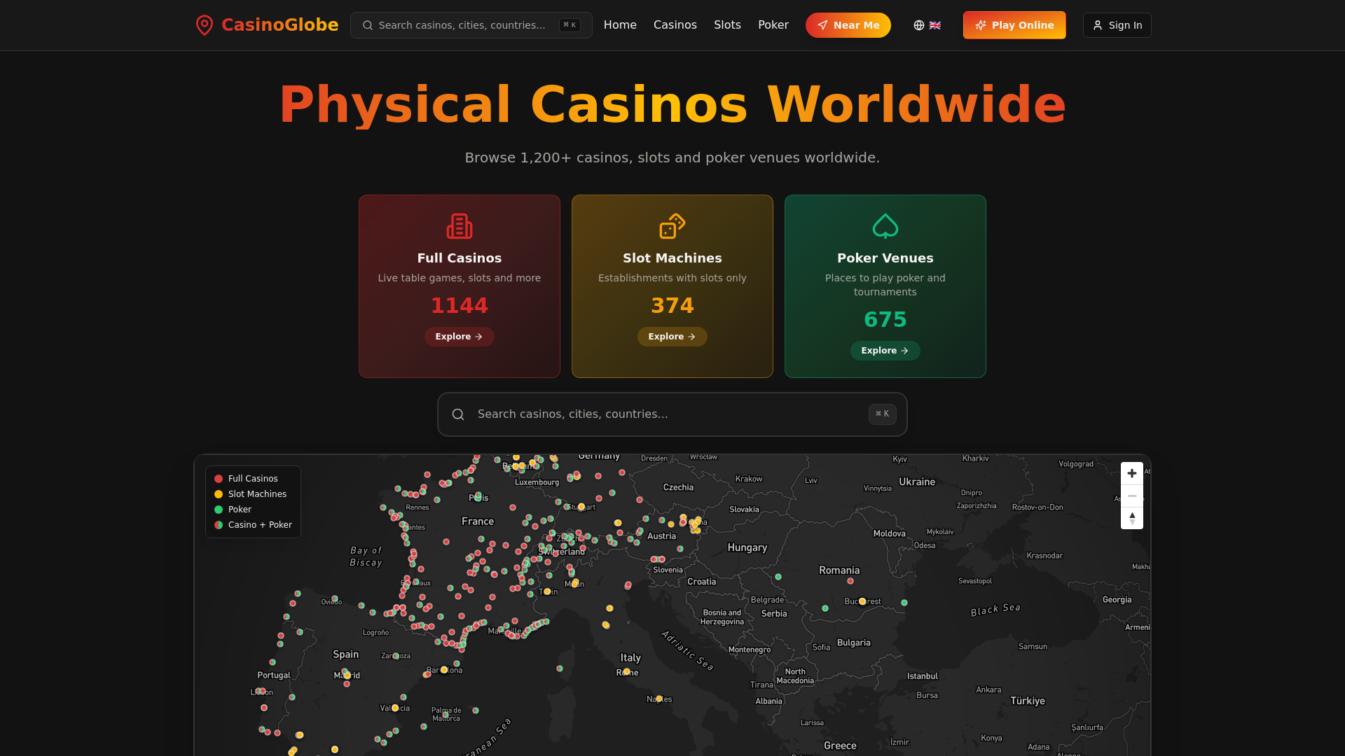 Casinos et jeux en Autriche : Guide de 45 établissements | CasinoGlobe