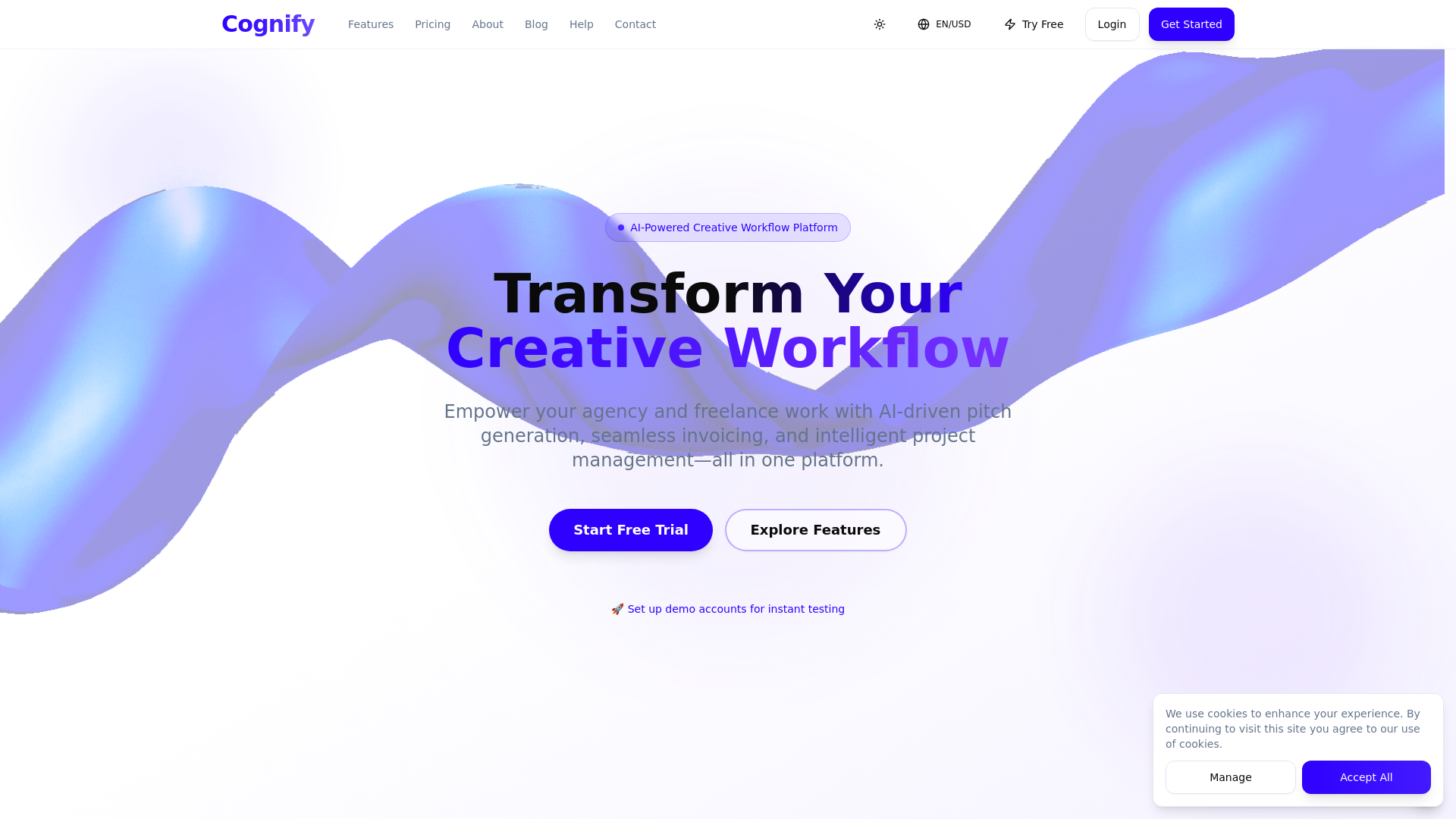 cognify-spark-landing